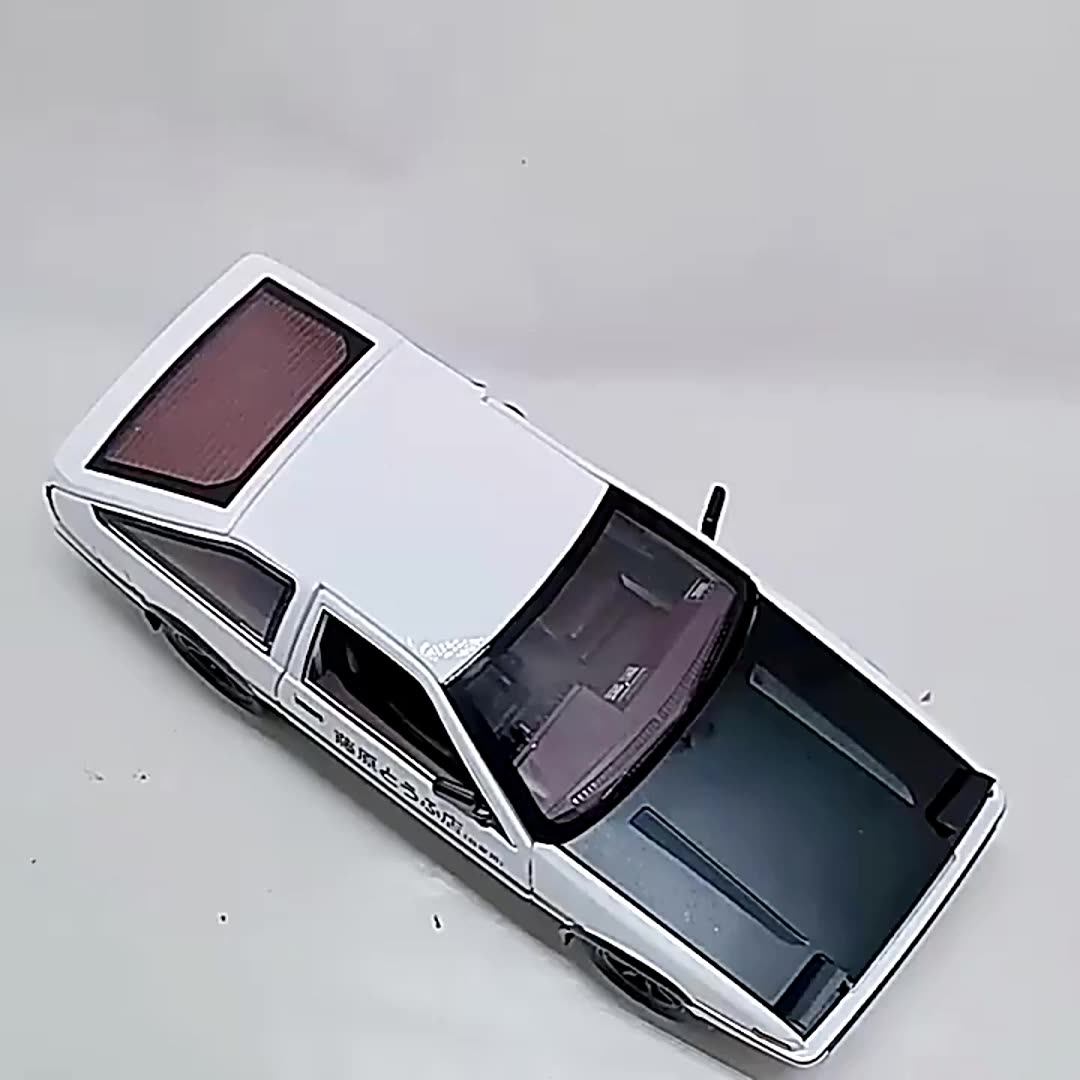 1:20 Toyota Initial D Ae86 Diecast Car Model Alloy Toy Vehicles Metal ...