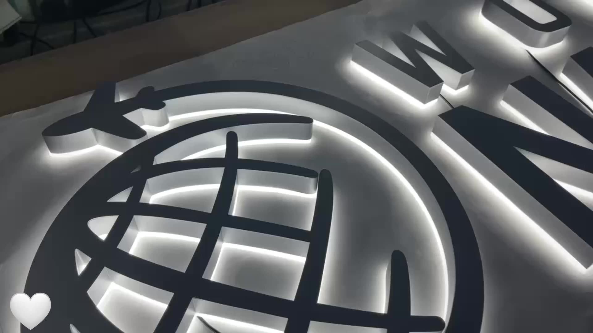 Signage Letters Lit Letter Illuminated Sign Led Store Logo Signs Led ...