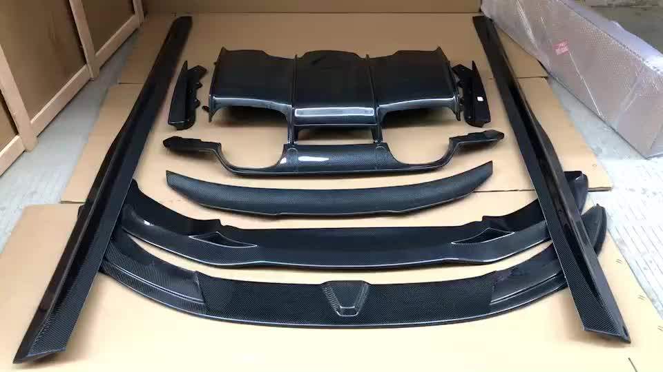 Carbon Body Kit Psm Style Front Lip Rear Diffuser Side Skirt Spoiler ...