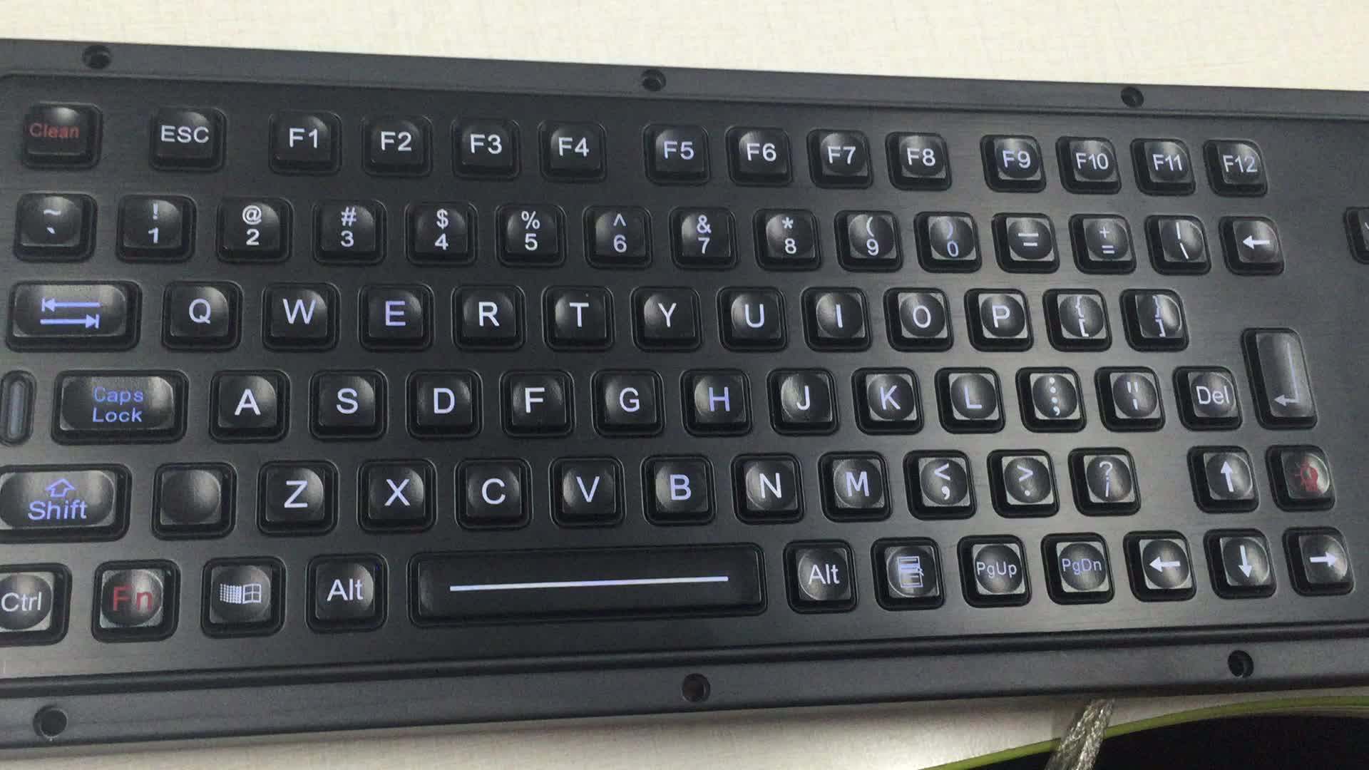 Ip65 Embedded Military Keyboard With Trackball Mouse - Buy Embedded ...