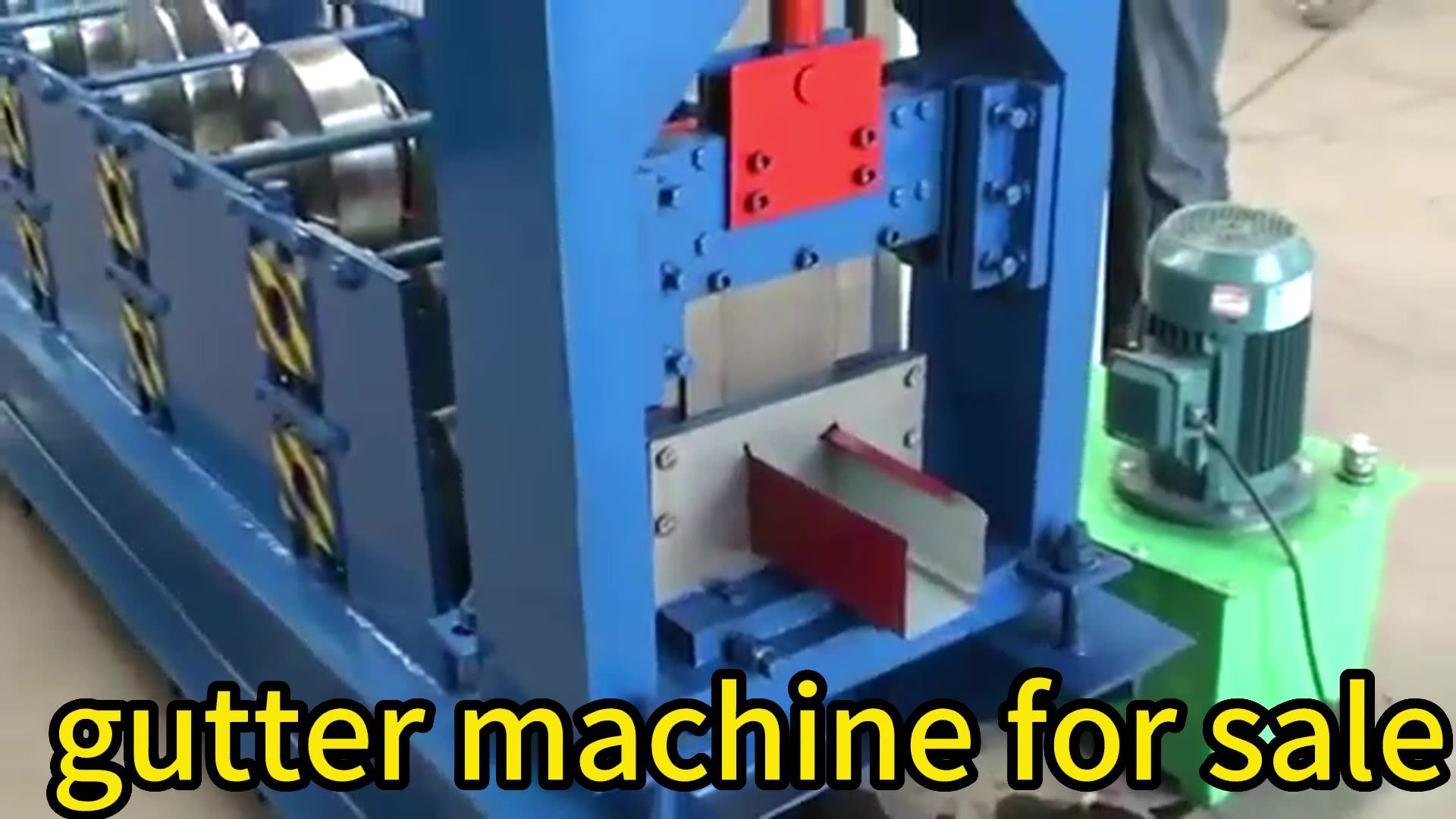 Factory Customized Metal Downspout Portable Gutter Rain Roll Forming ...