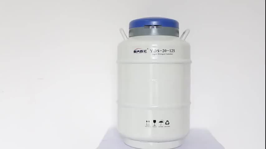 Liquid Nitrogen Tank 20 Liter Cryogenic Container Semen Flask Portable Liquid Nitrogen Dewar ...