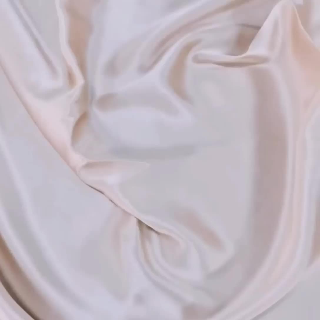 White Undyed Silk Fabric 19mm Silk Charmeuse Silk Stretch Satin Fabric For Dress - Buy Silk ...