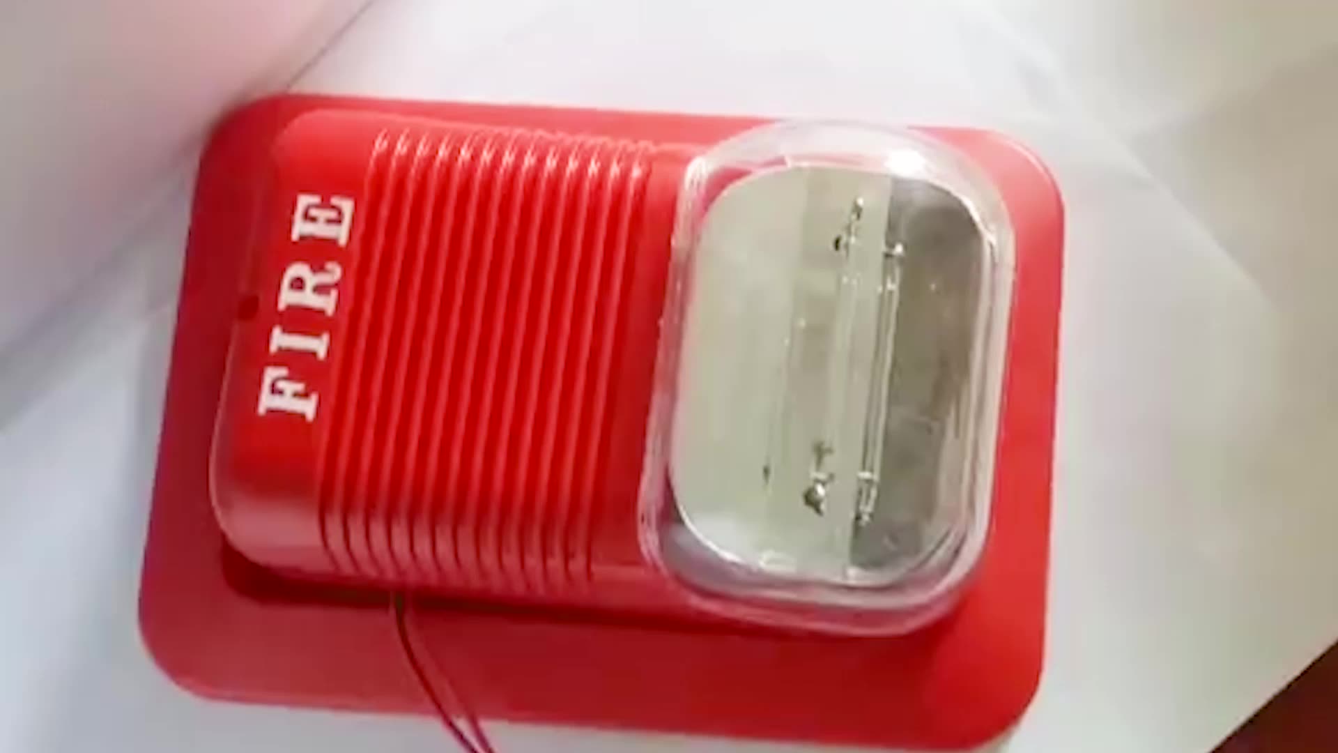 Fire Alarm Sounder Flasher Sounder Light Alarm Strong Strobe Fire Siren Fire Sound And Light ...