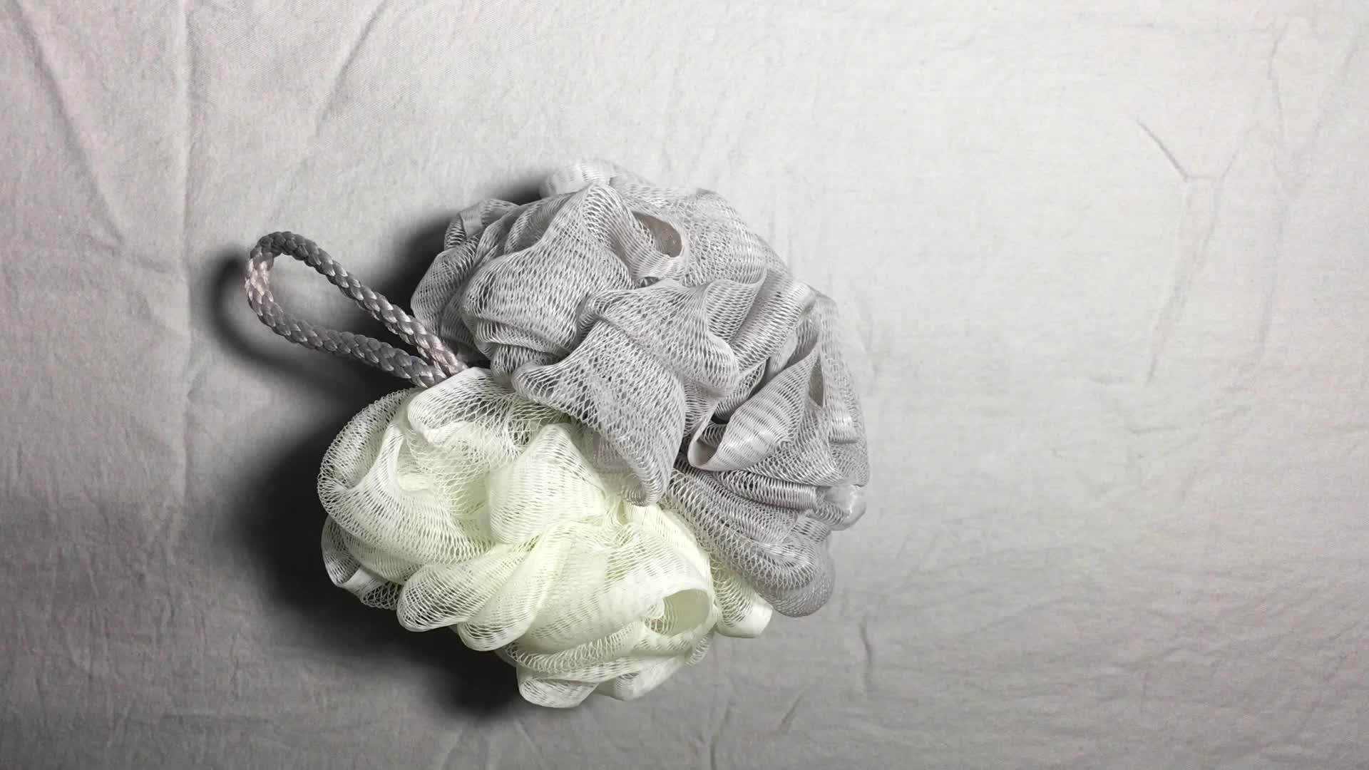 Amazon Hot Sell 60g Black Bamboo Charcoal Loofah Bath Sponge - Buy ...