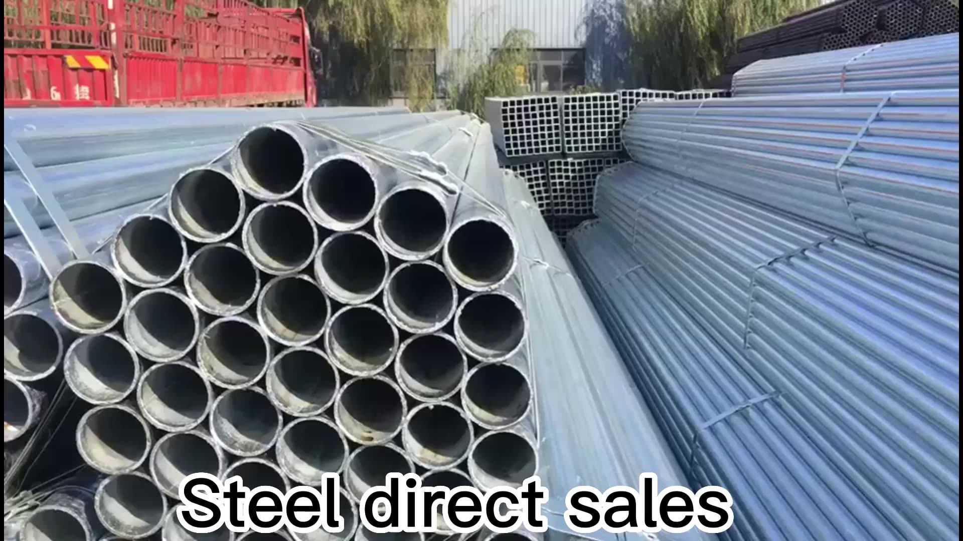Hot Dip Galvanized Steel Tube Pre Galvanized Pipe For Furniture Steel ...