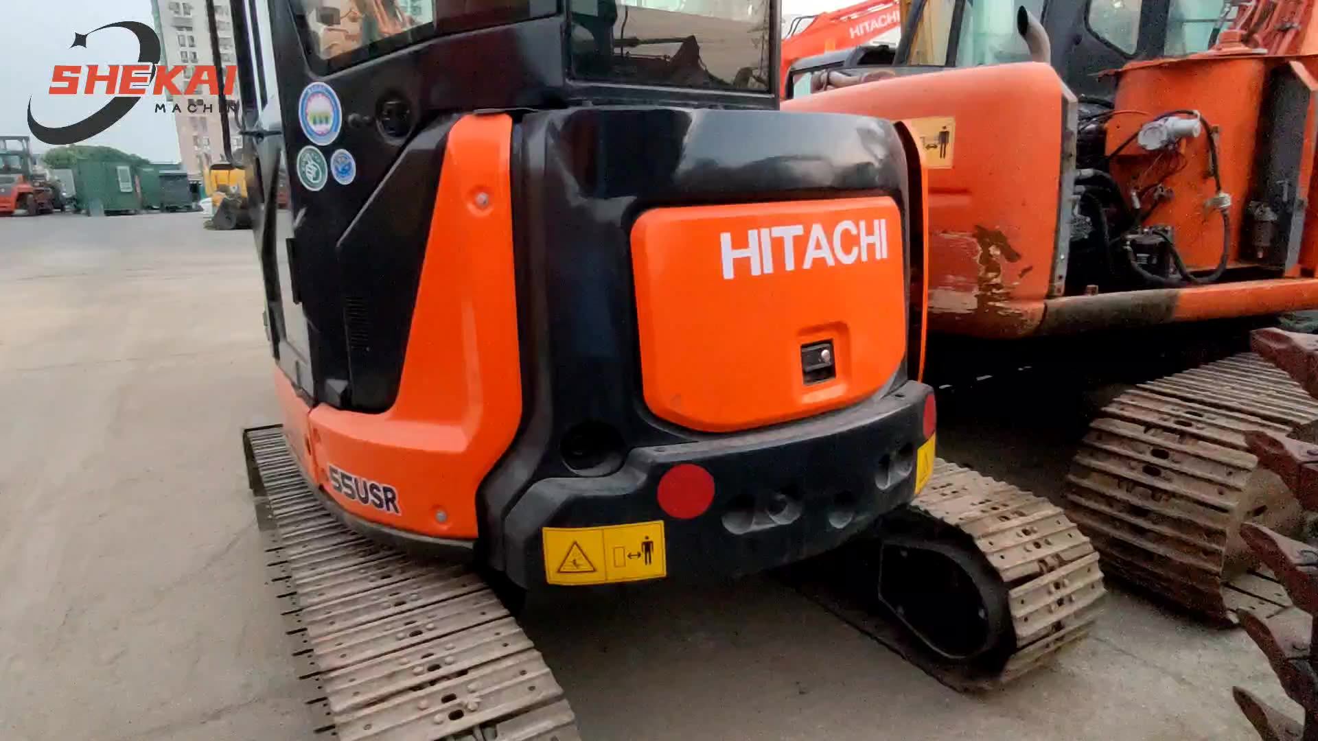 Used Machine Mini Excavator Hitachi Zx55 Original Japan Made ...