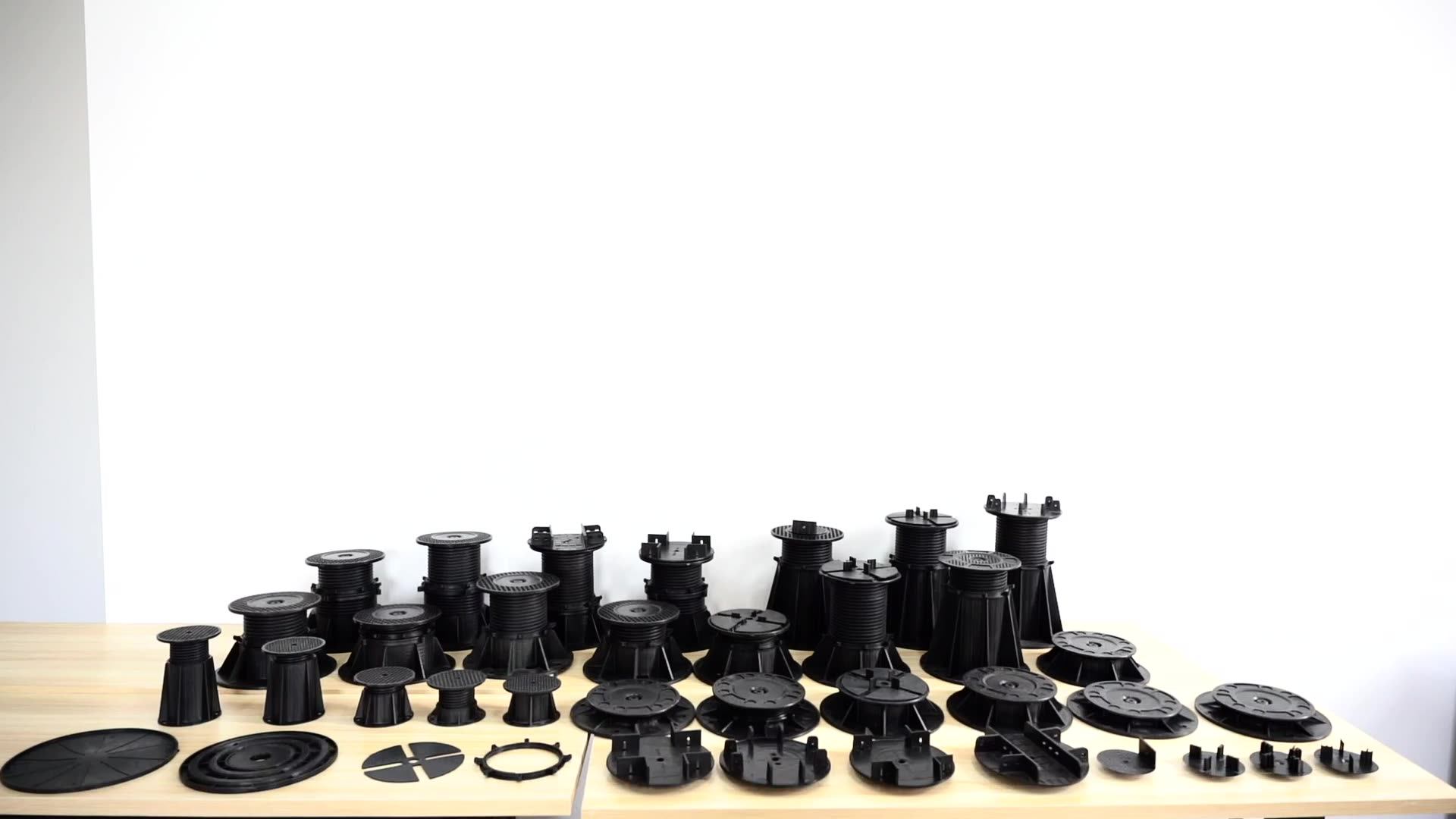 Jnz High Quality Outdoor Deck Support Risers Adjustable Plastic Decking ...