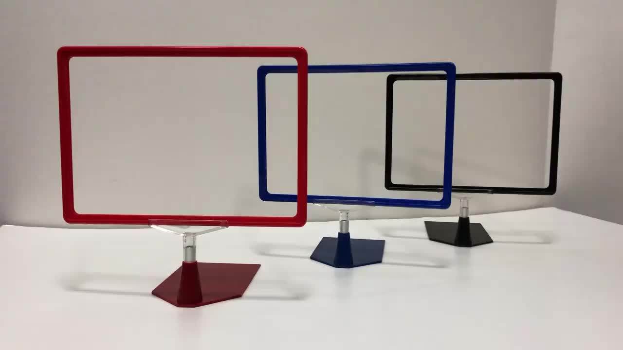 Colorful Display A4,A5 Pop/pos Supermarket Plastic Poster Frame Holder ...