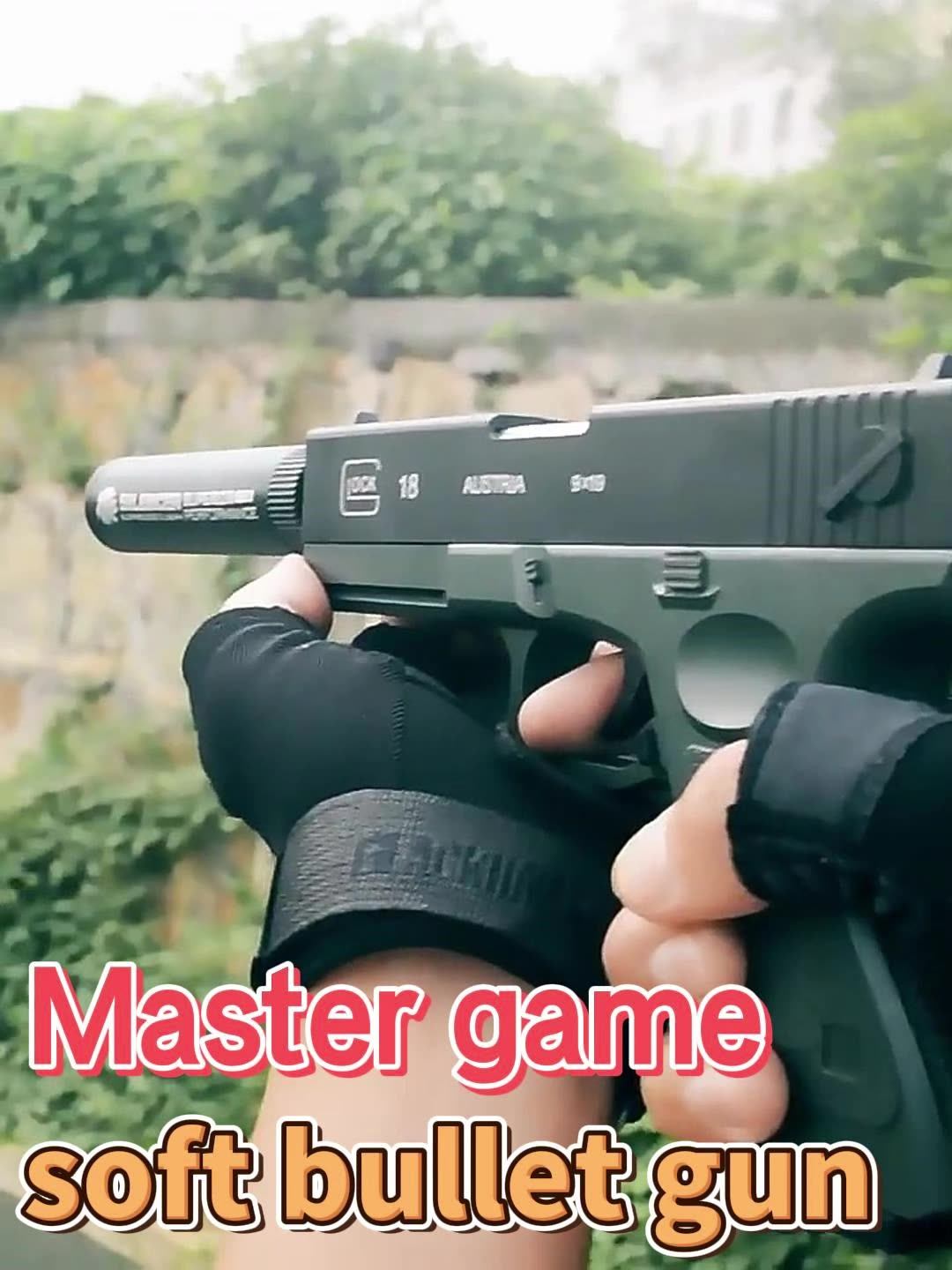 Red Dot Sight Shell Ejecting Gun Pistol Soft Bullet Gun Toy Air Soft ...