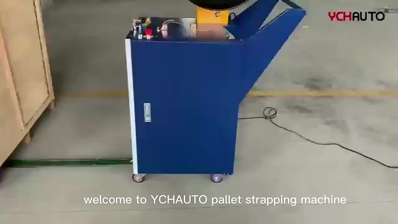 Warehouse Using Banding Machines Large Wooden Case Box Semi Automatic ...