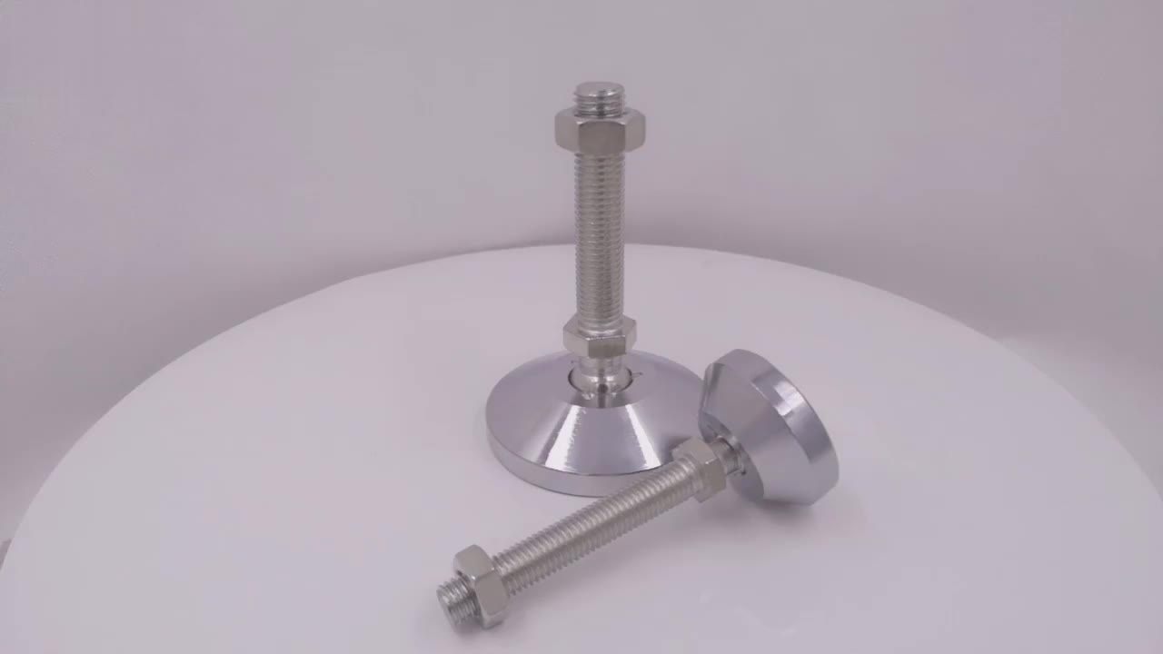 Machine Leveling Feet Zinc-plated Steel Swivel Adjustable Support Foot ...