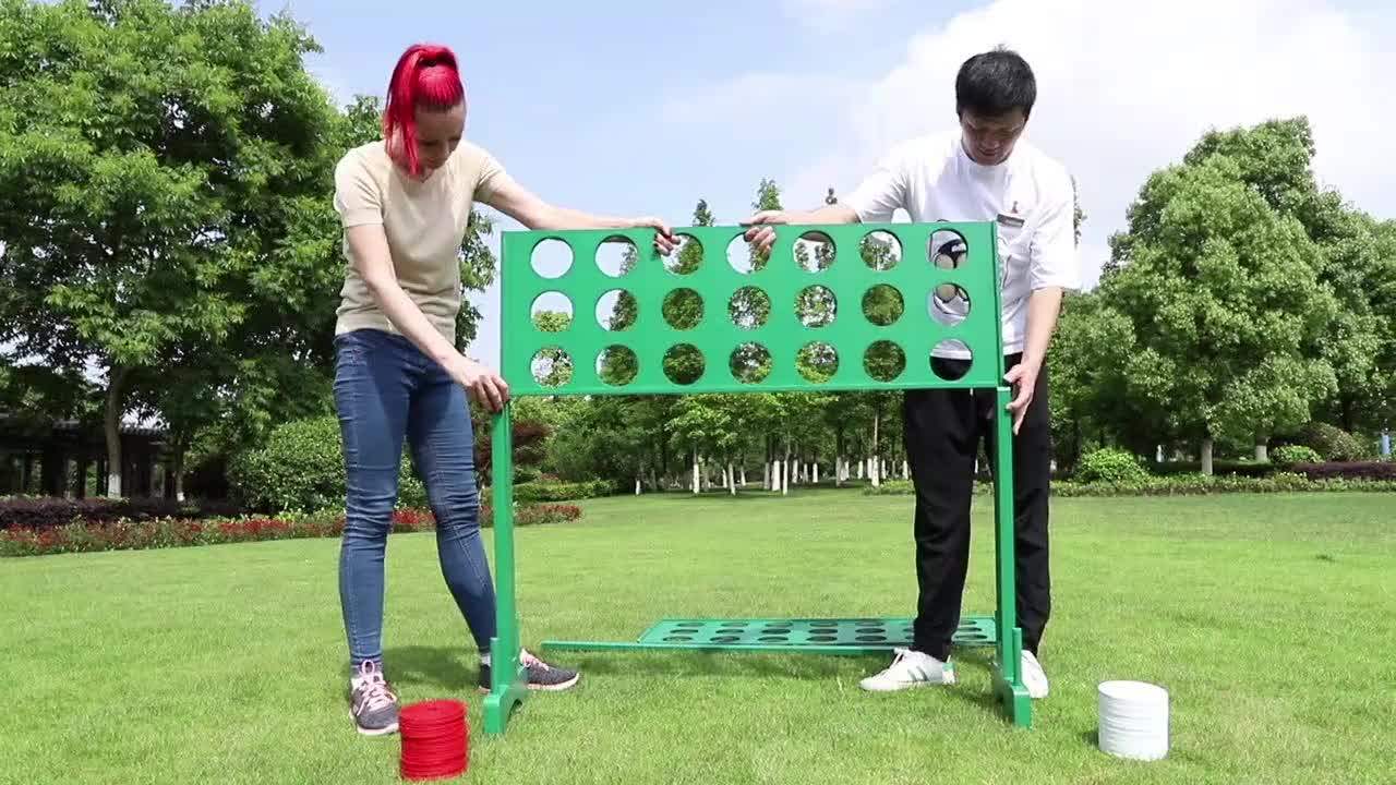 Giant Yard Games/outdoor Games/wooden Connect 4 In A Row Cartoon ...