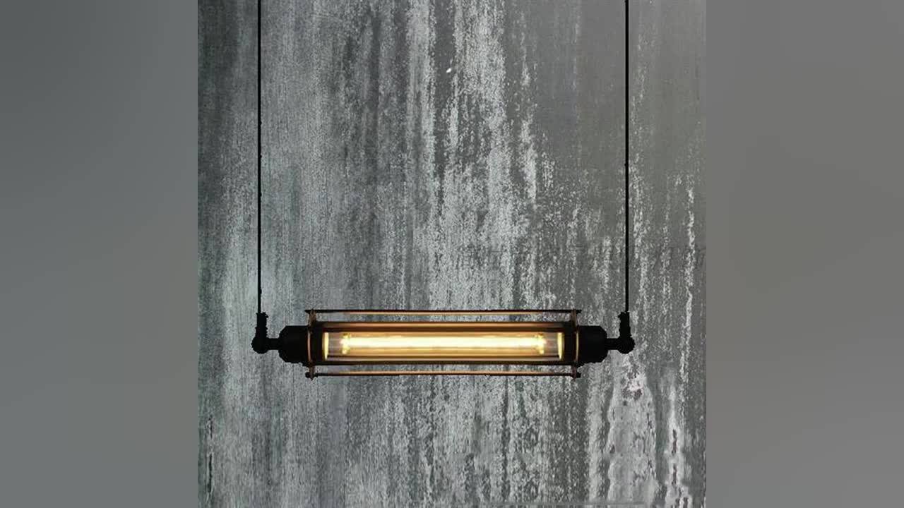 Vintage Loft Hanging Lamps E27 Long Tube Pendant Lights - Buy Loft ...