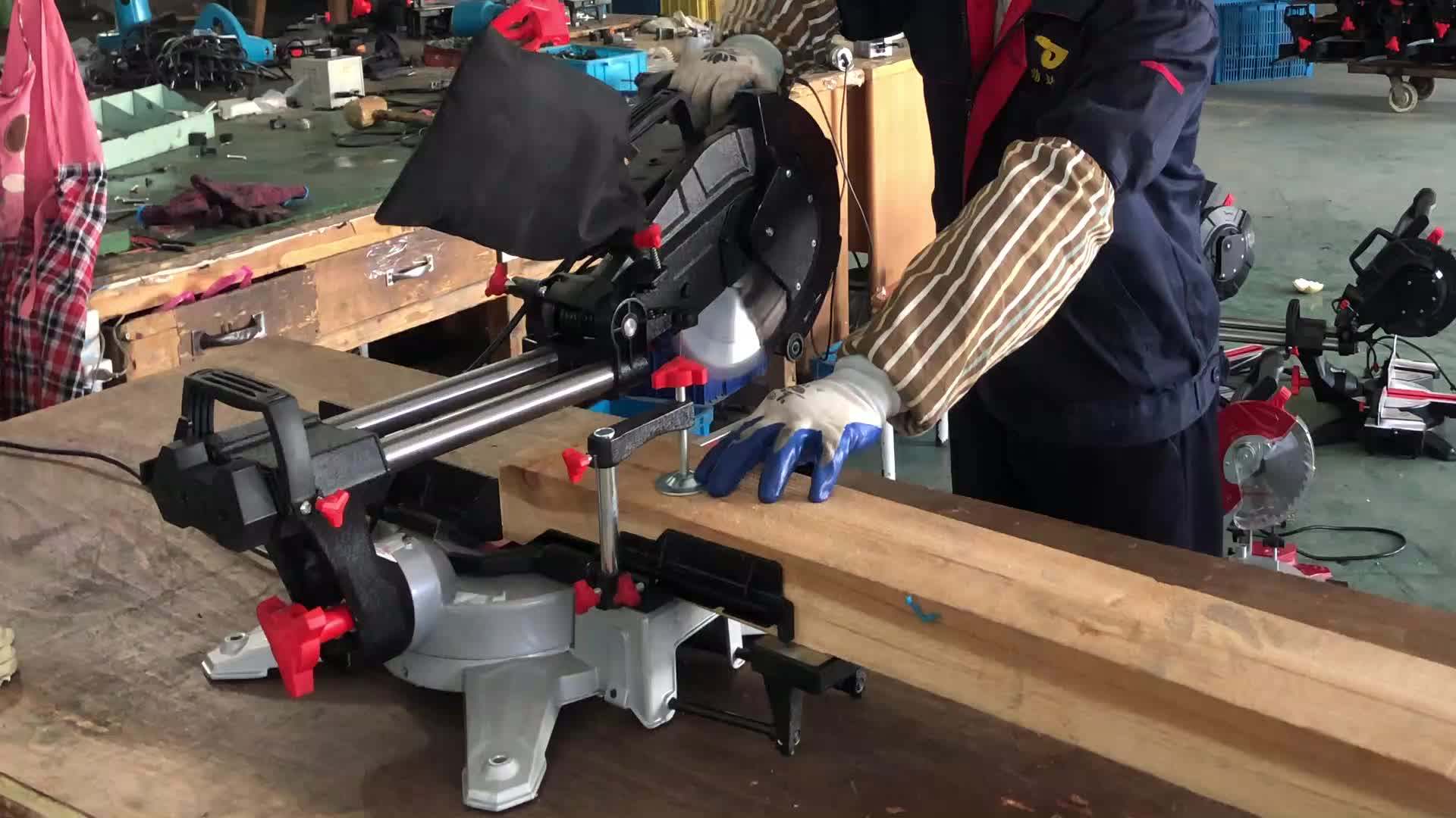 Industrial 230v 2000w 250mm Wood Cutter Portable Electric Mitre Saw ...