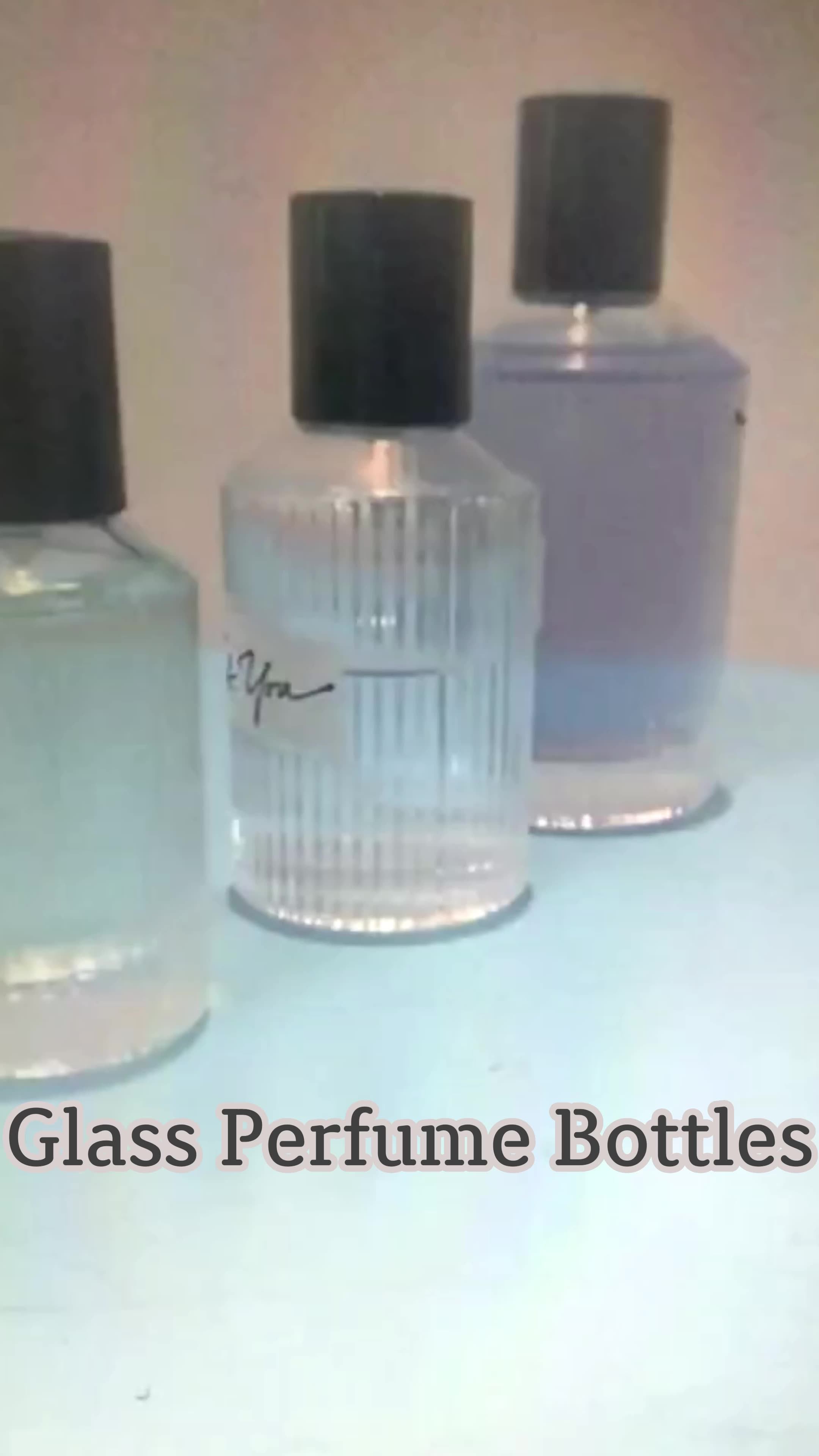 Wholesale Transparent Luxury Glass Flacon Parfum Bottles Empty ...