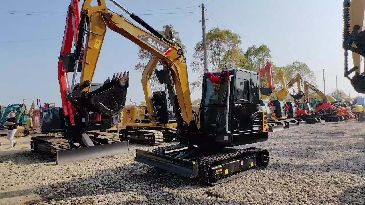 Used Sany60 Sy60c Excavator Engineer Construction Machine 6ton ...