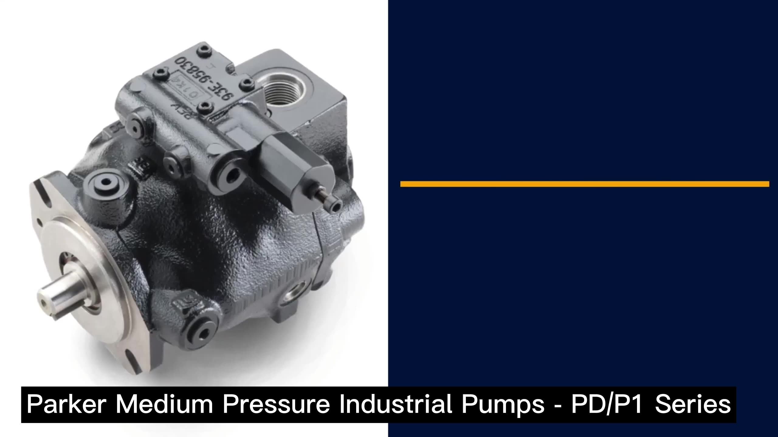 Open Circuit Pd100 Pd140 Ultra-quiet Hydraulic Pump Parts For Parker ...