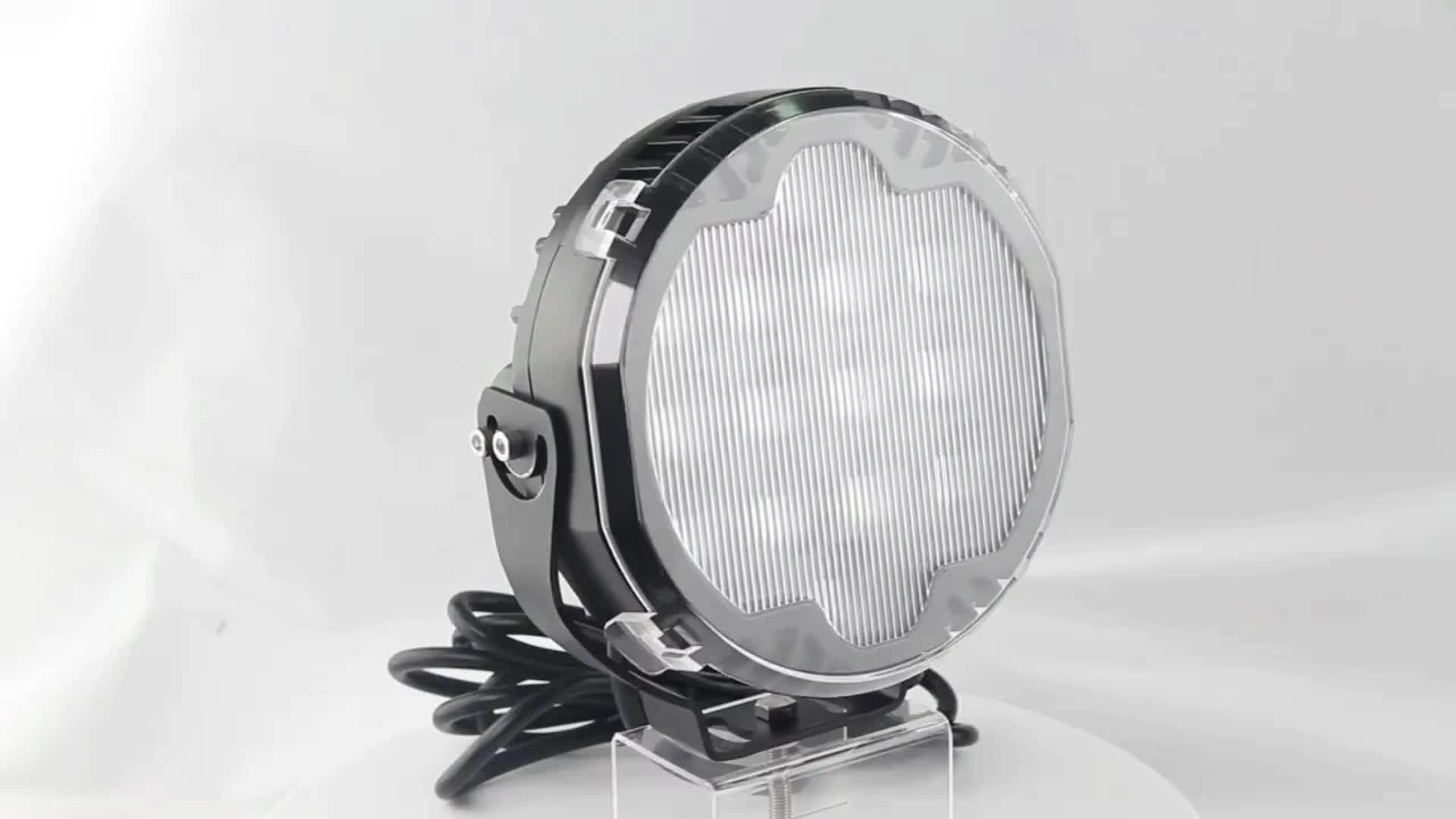 24 Led Spotlight For Overhead Crane Blue Red Crane Safety Light ...