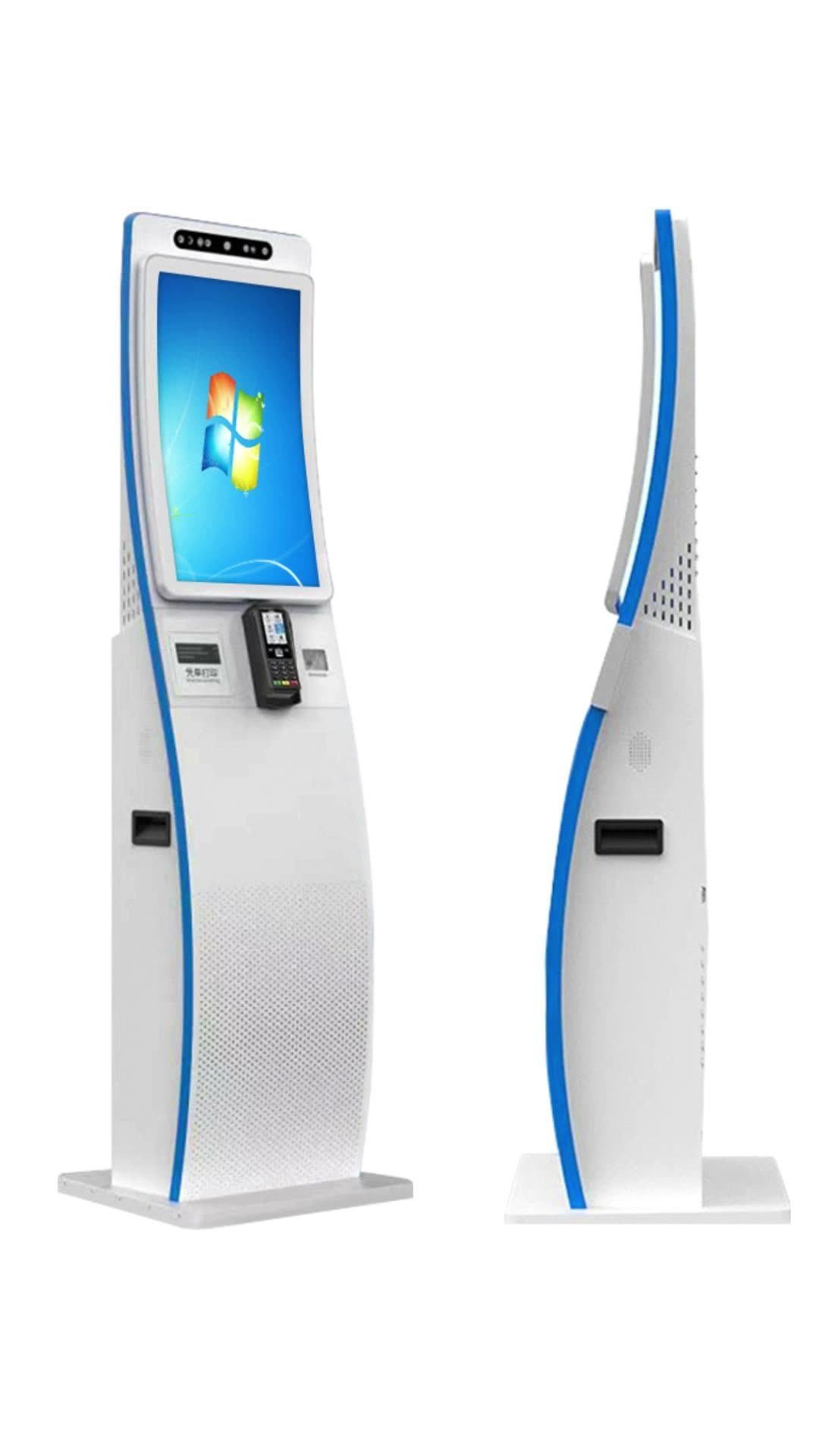 Lobby New Curved Touch Screen Payment Kiosk Self Service Touch Kiosk ...