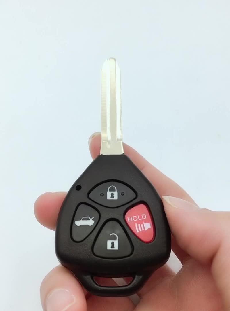 4 Button 314mhz 67 Chip Remote Car Key Fob For Toyota Camry 2007-2010 ...