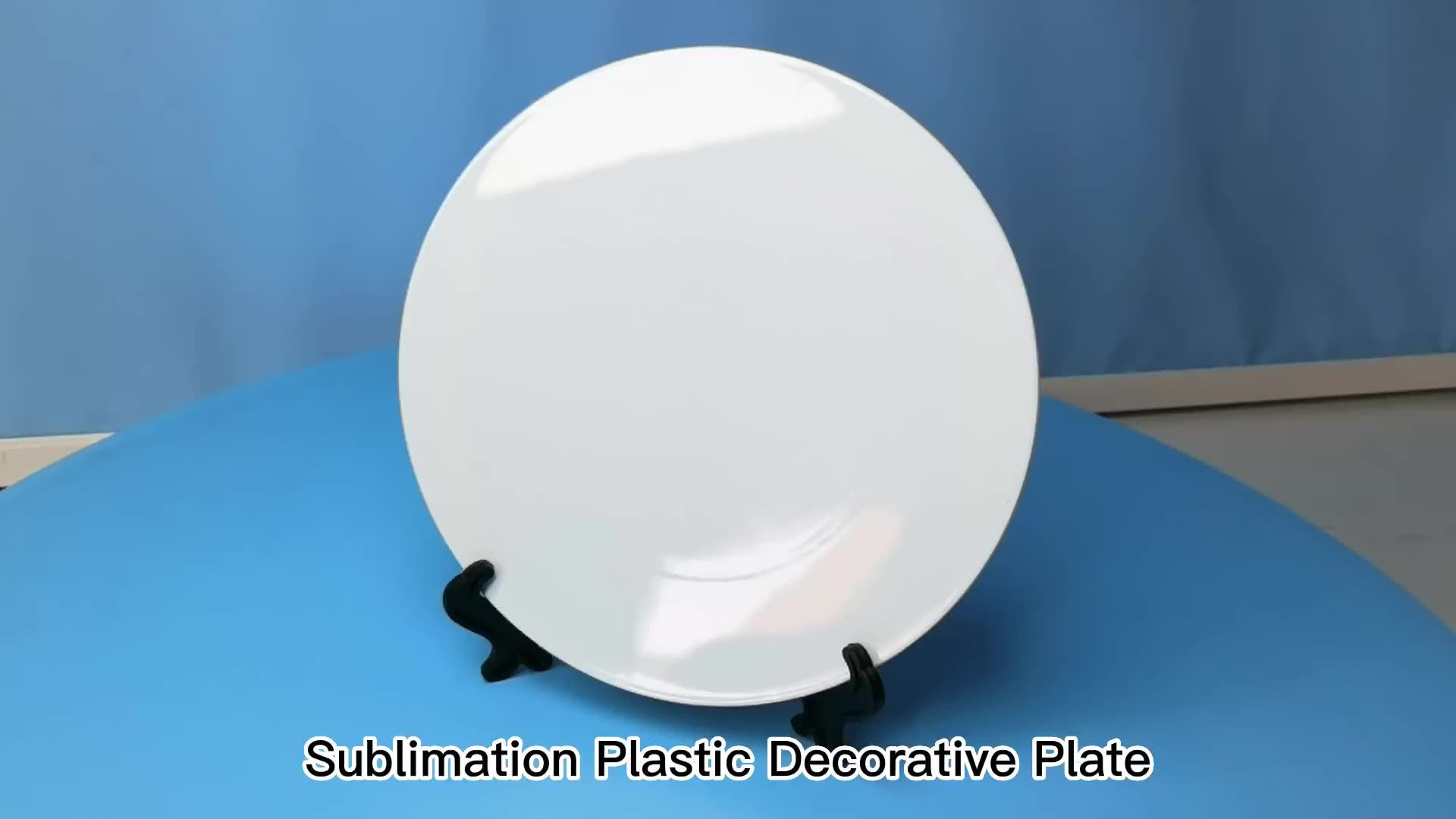 Prosub Sublimation Plate Blank Printable Logo Plastic Round Shaped 8 ...