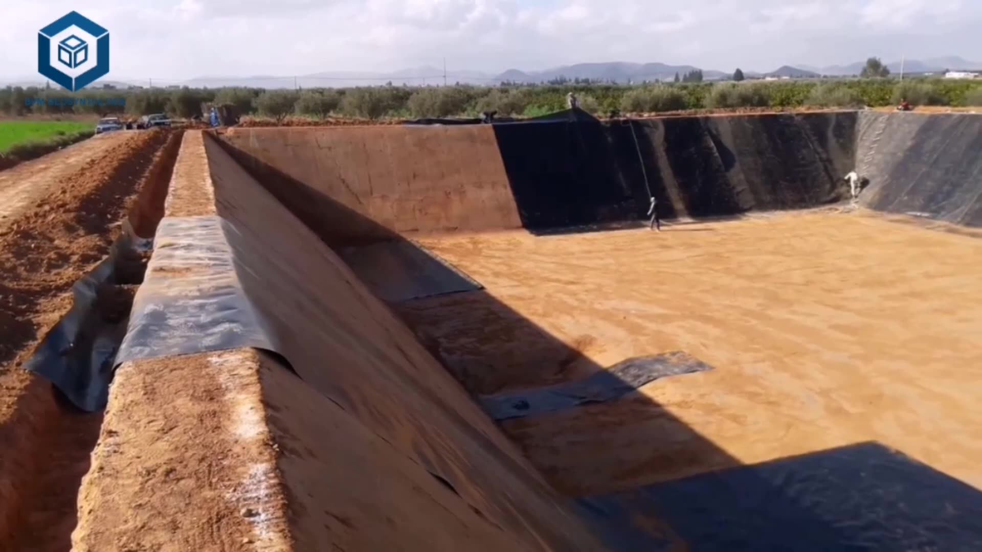 Hdpe Ldpe Lldpe Pvc Epdm 1mm Dam Pond Liner 1.5mm 2mm Landfill ...