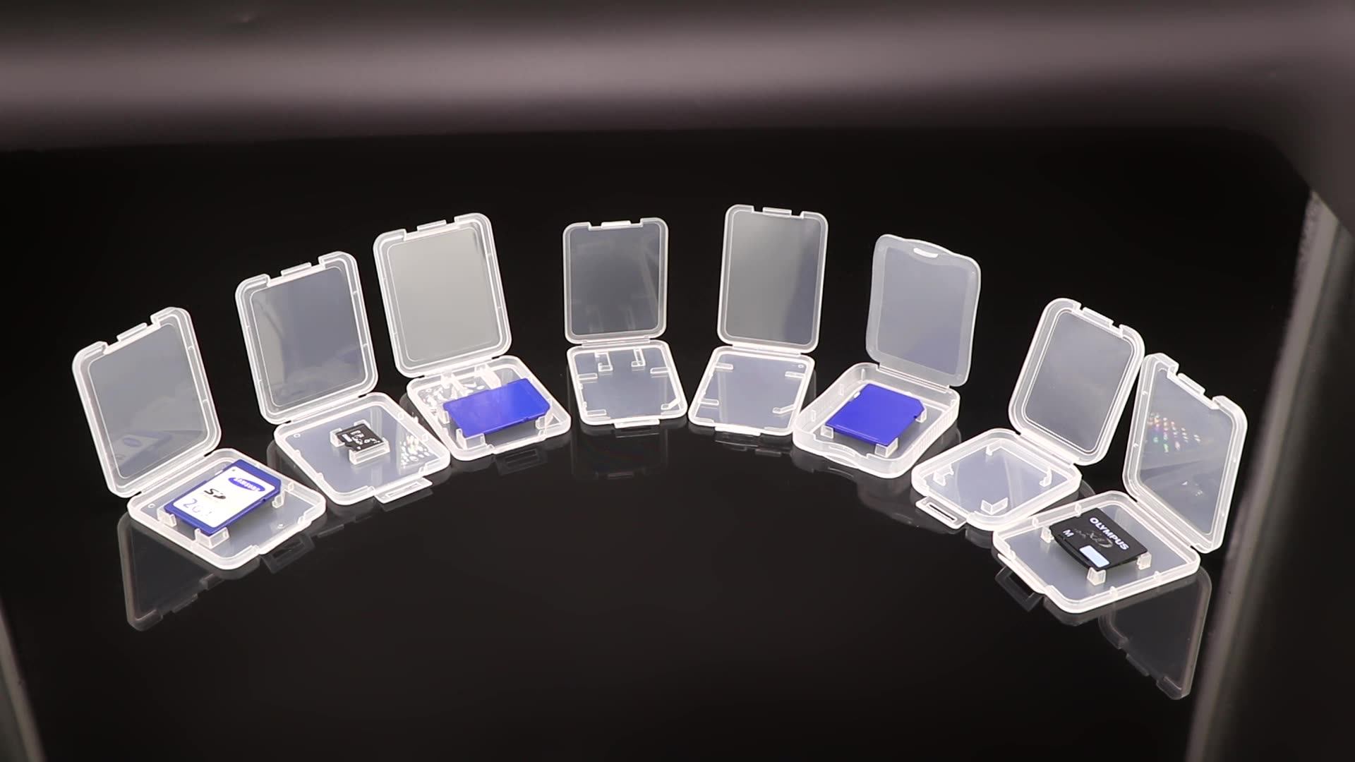 Weisheng Plastic Xd Card Holder Tf Card Case Dvd Style Sd Cases 1sd 2sd ...