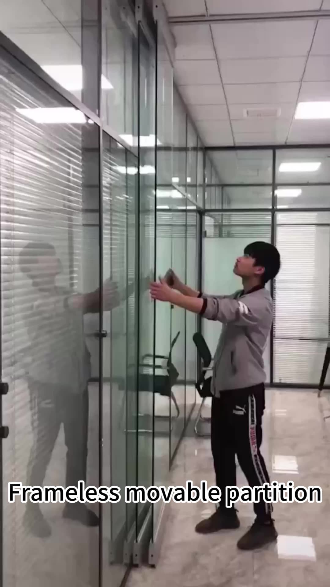 Sliding Operable Wall Partition Glazing Folding Door Collapsible ...