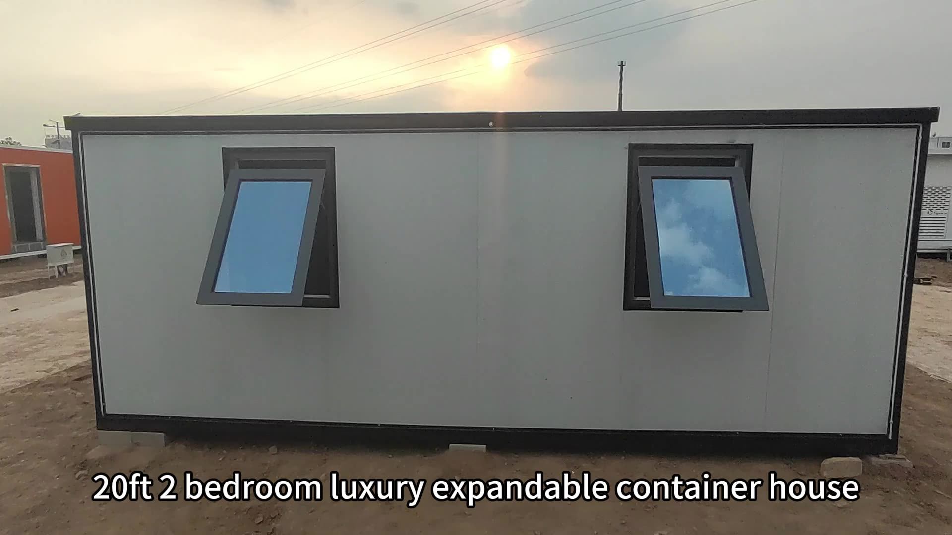 Luxury Double Expanding Mobile Cabin Tiny 20ft House 40ft Expandable ...