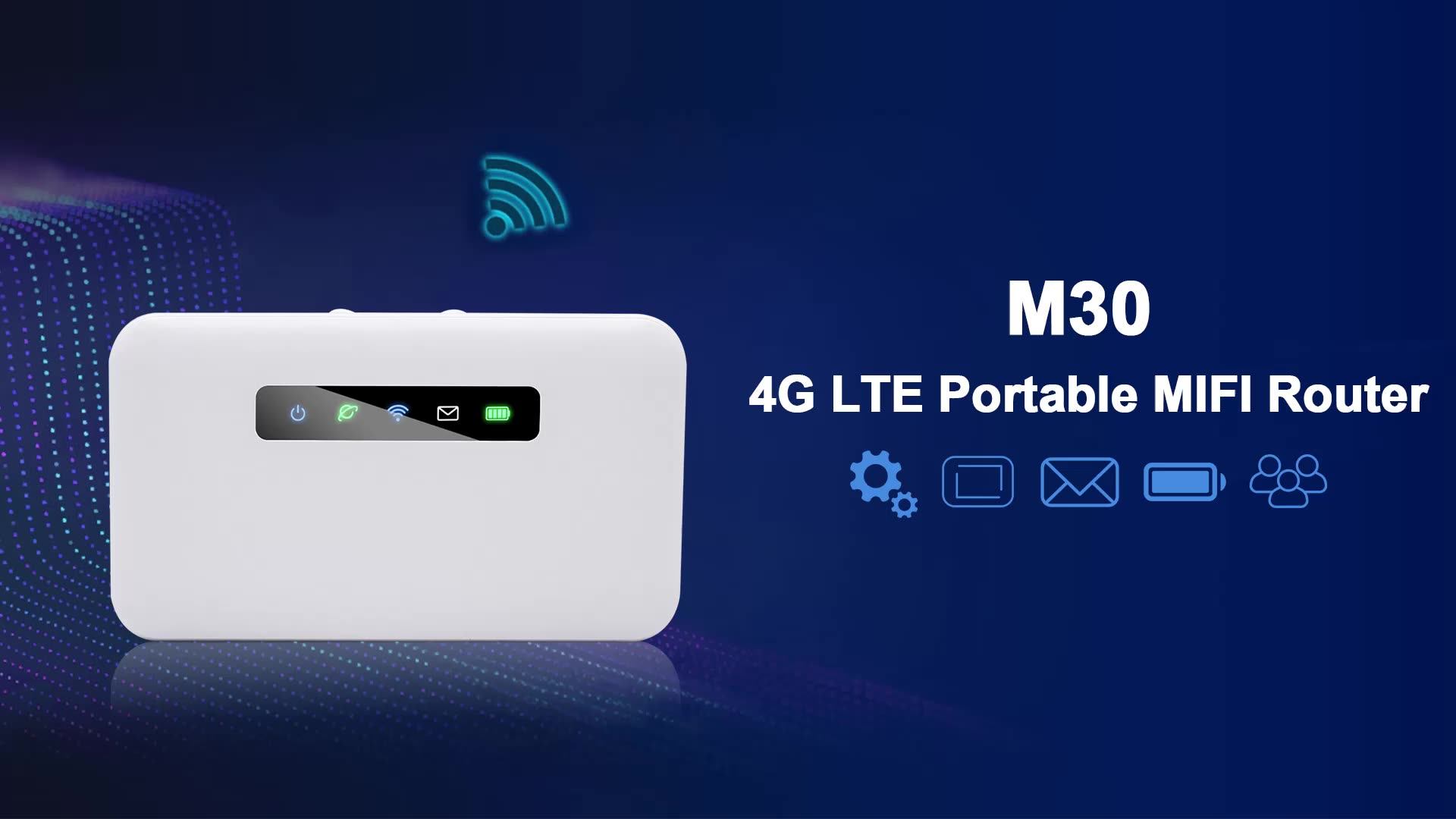Yeacomm M30 Lte Portable 4g Modem Broadband Outdoor Hotspots Mini Wifi ...