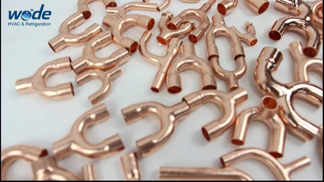 2 Hours Replied Copper Tube Fitting Y Type Tee Pipe Fitting Air Special ...