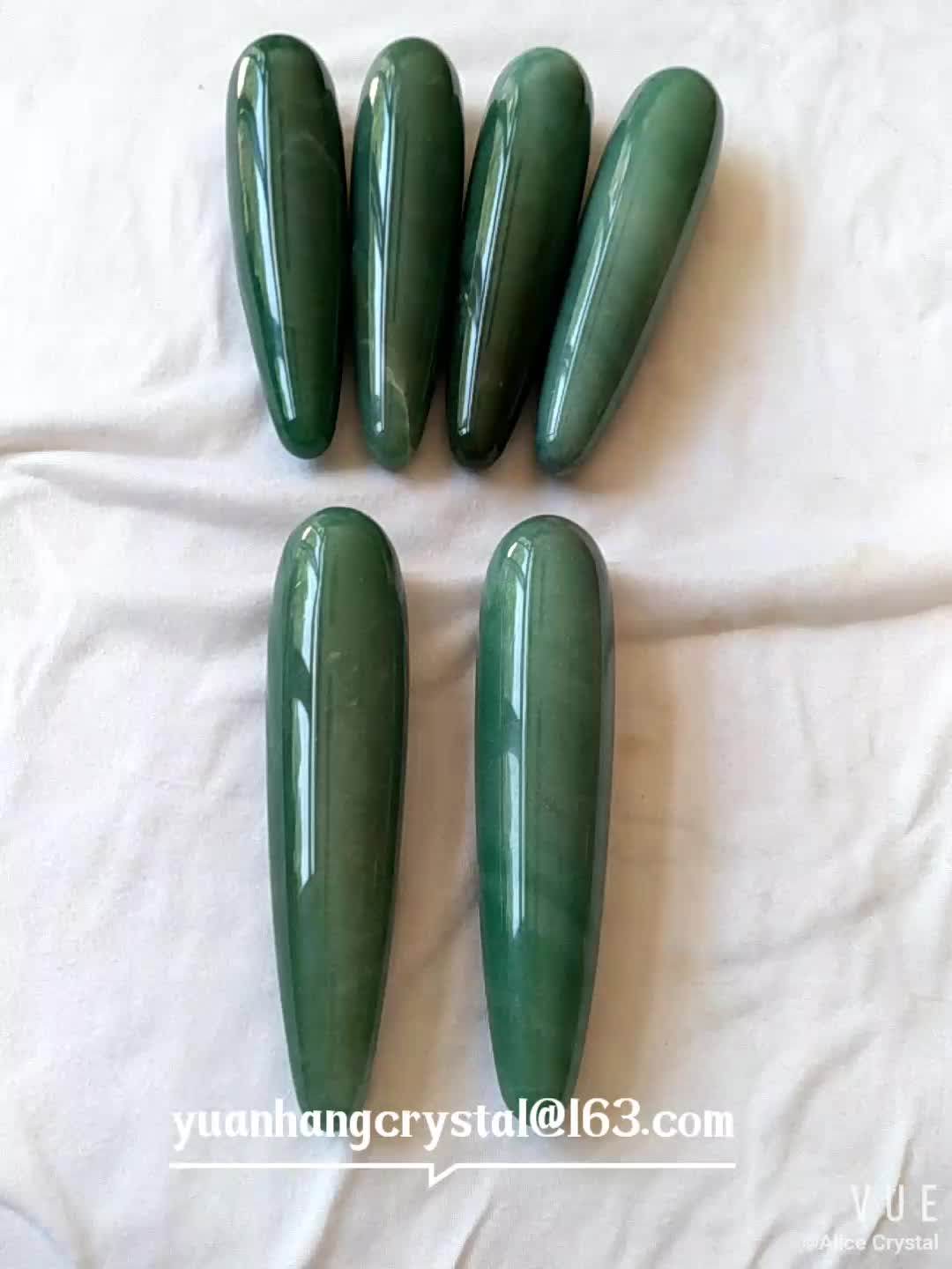 Natural Quartz Crystal Dildo Healing Massage Yoni Wand Crystal Penis ...