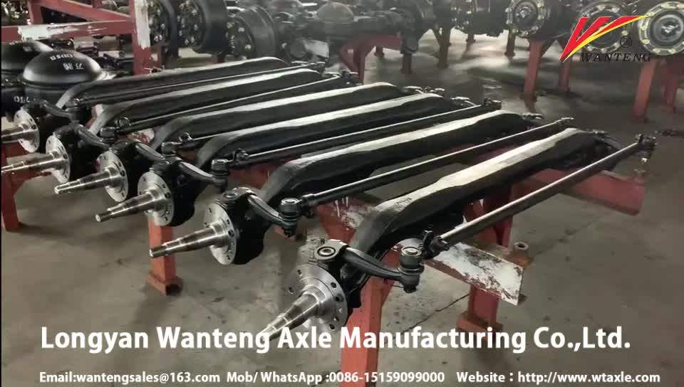 Truck Front Steer Axle With Solid Forging Axles Beam - Buy Front Steer ...