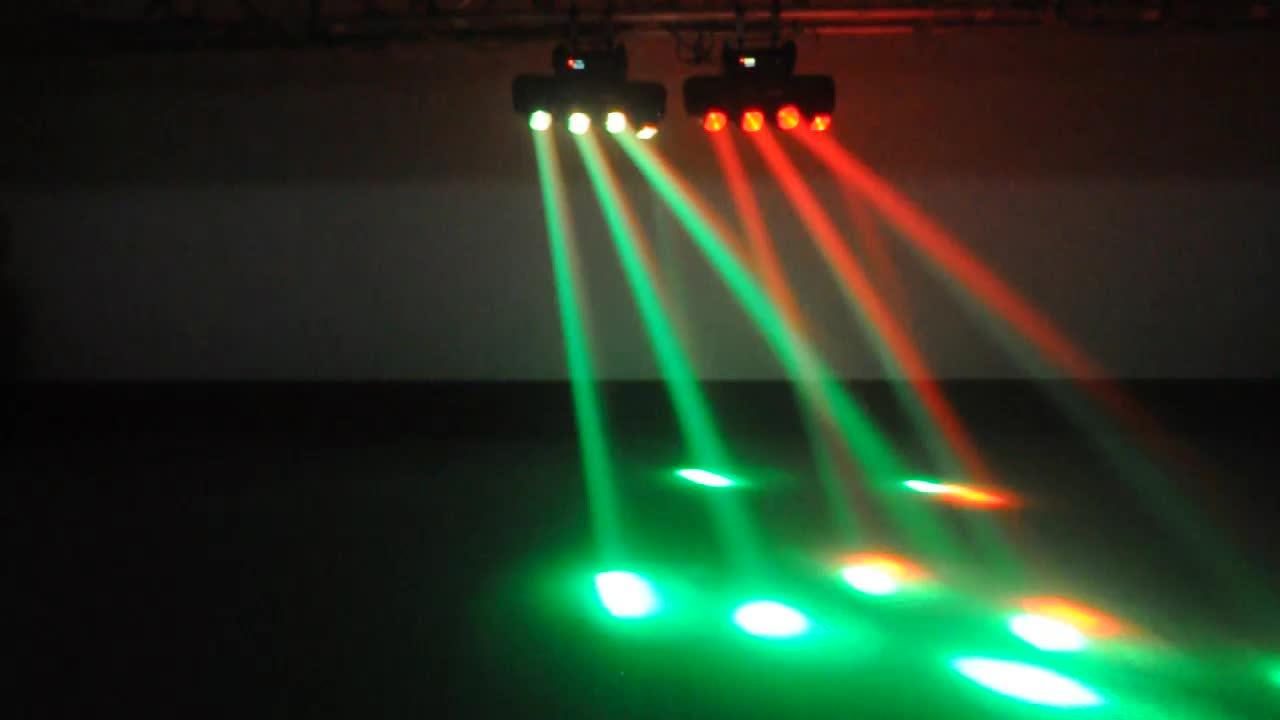 4 Heads 360 Pan 15w Rgbw 4in1 Led Moving Head Beam Light Four Heads Led ...