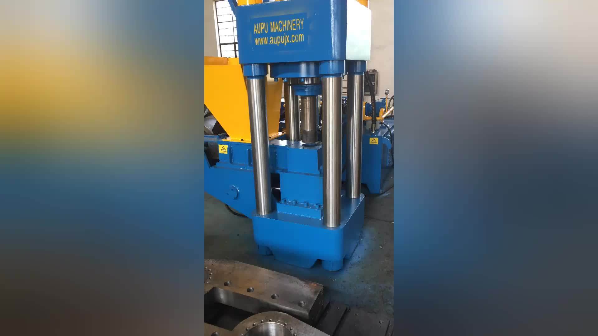 Automatic Briquetting Metal Swarf Press Baling Machine - Buy Metal ...