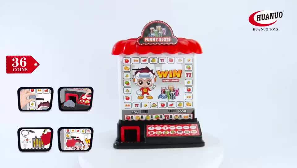 Popular Kids Mini Coin Slot Machines Coin Operated Toy Machine Played ...