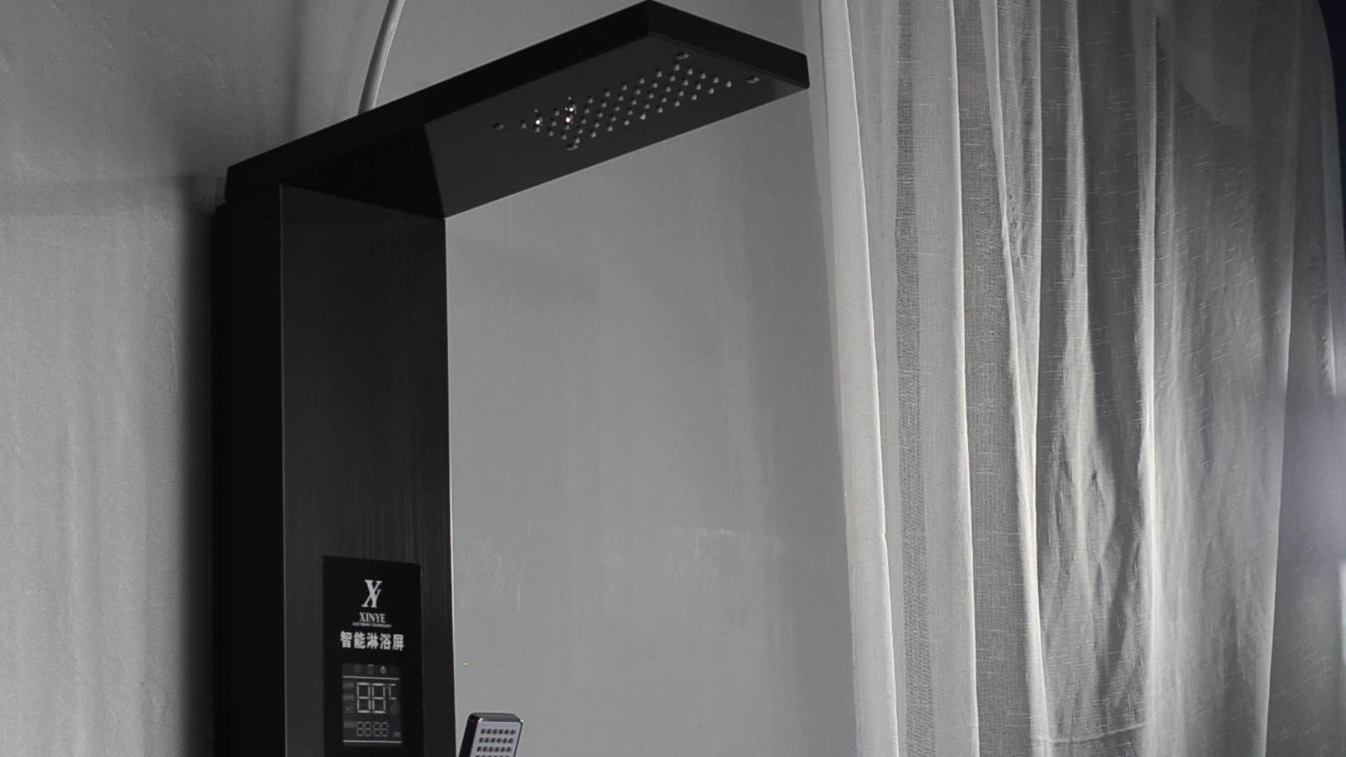 304 Stainless Steel Shower Control Panel Top Rain Panels Shower Massage ...