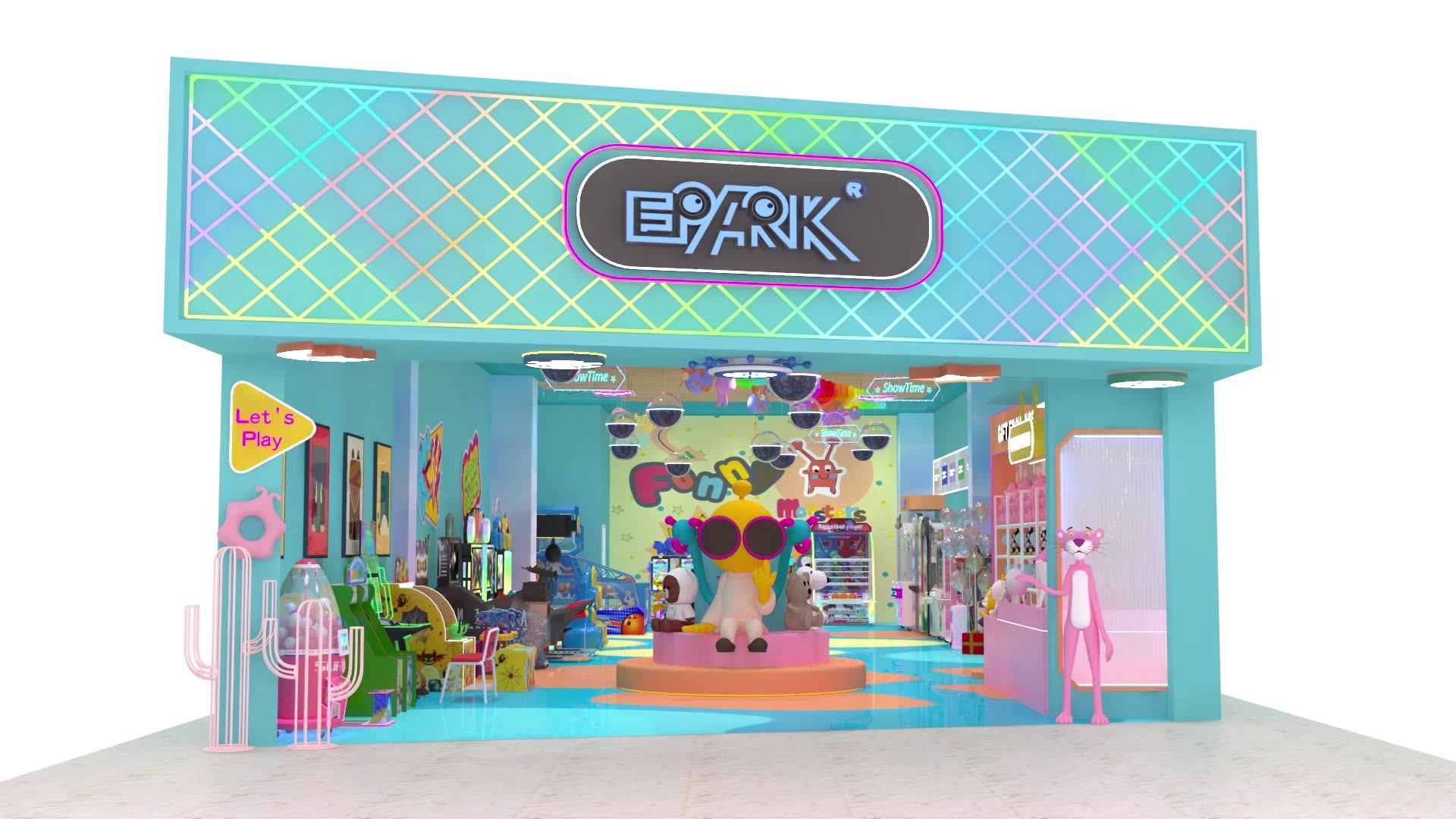 Epark Coin Operated Arcade Redemption Game Machines Shark Wheel ...