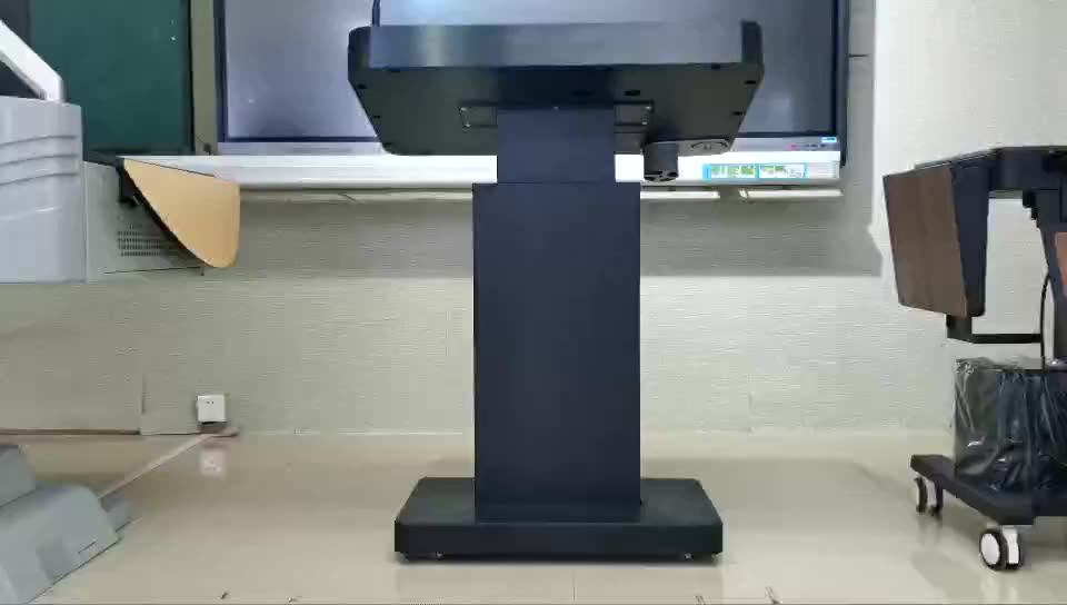 Electric Height Adjustable School Classroom Multimedia Lectern Lcd ...