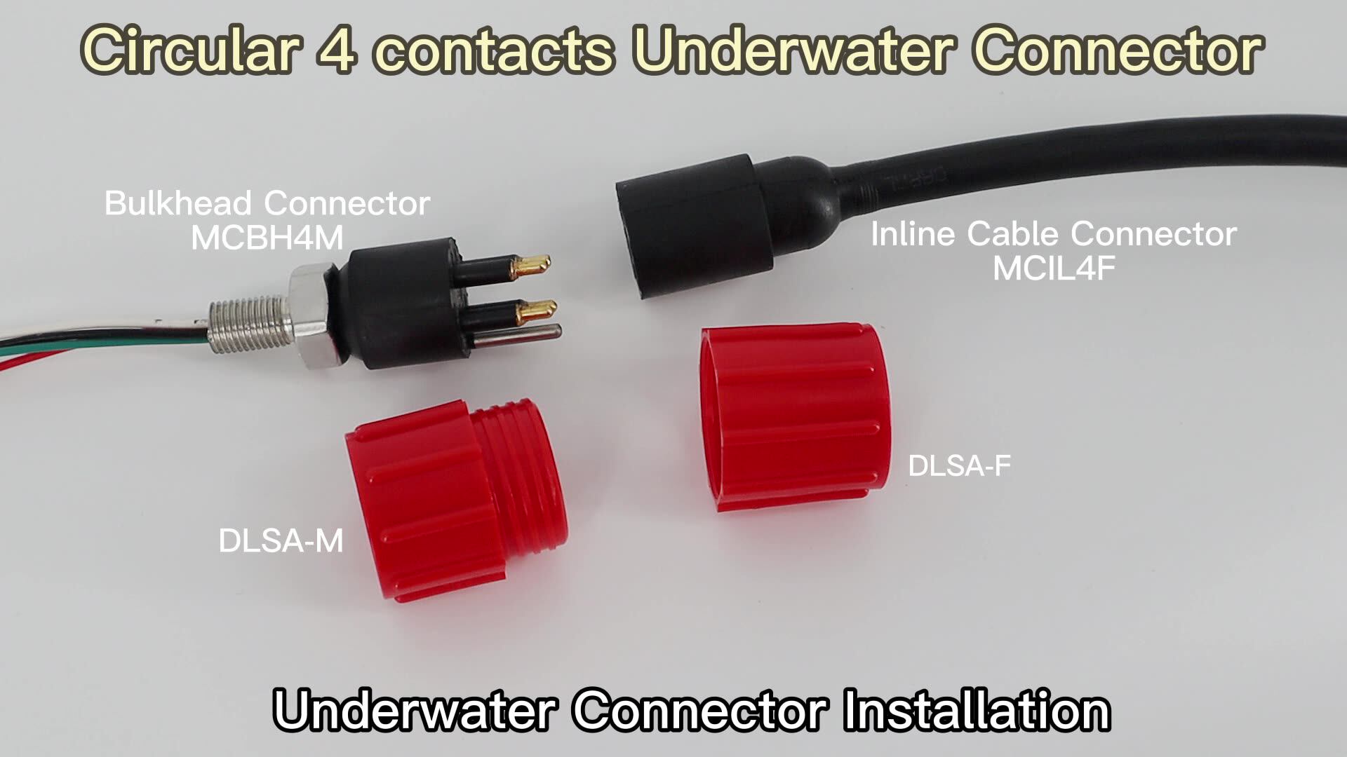 Bh8m Submarine Bulkhead 8 Pin Male Connectors Waterproof Seacon ...