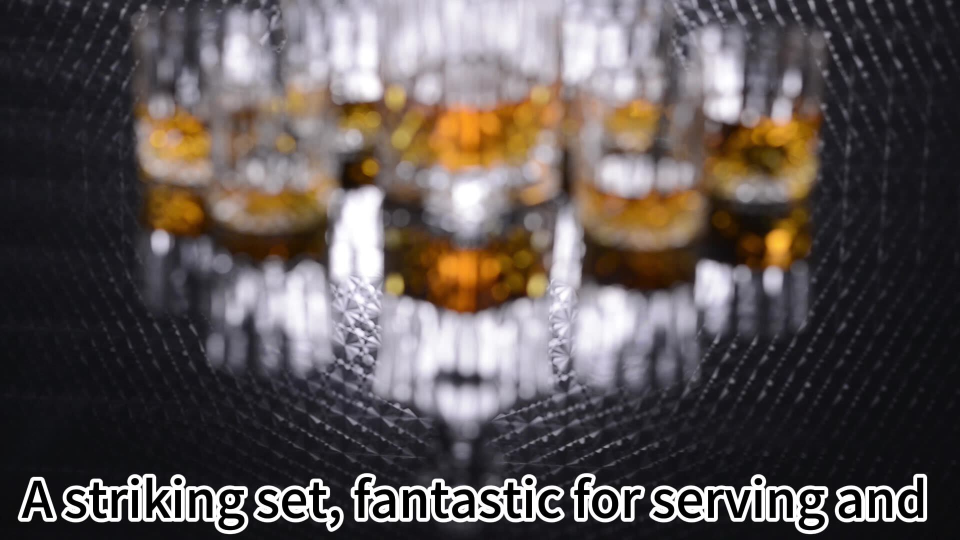 Xipan Elegant Luxury Retro Whiskey Bottle Decanter Wine Glass Gift Box ...