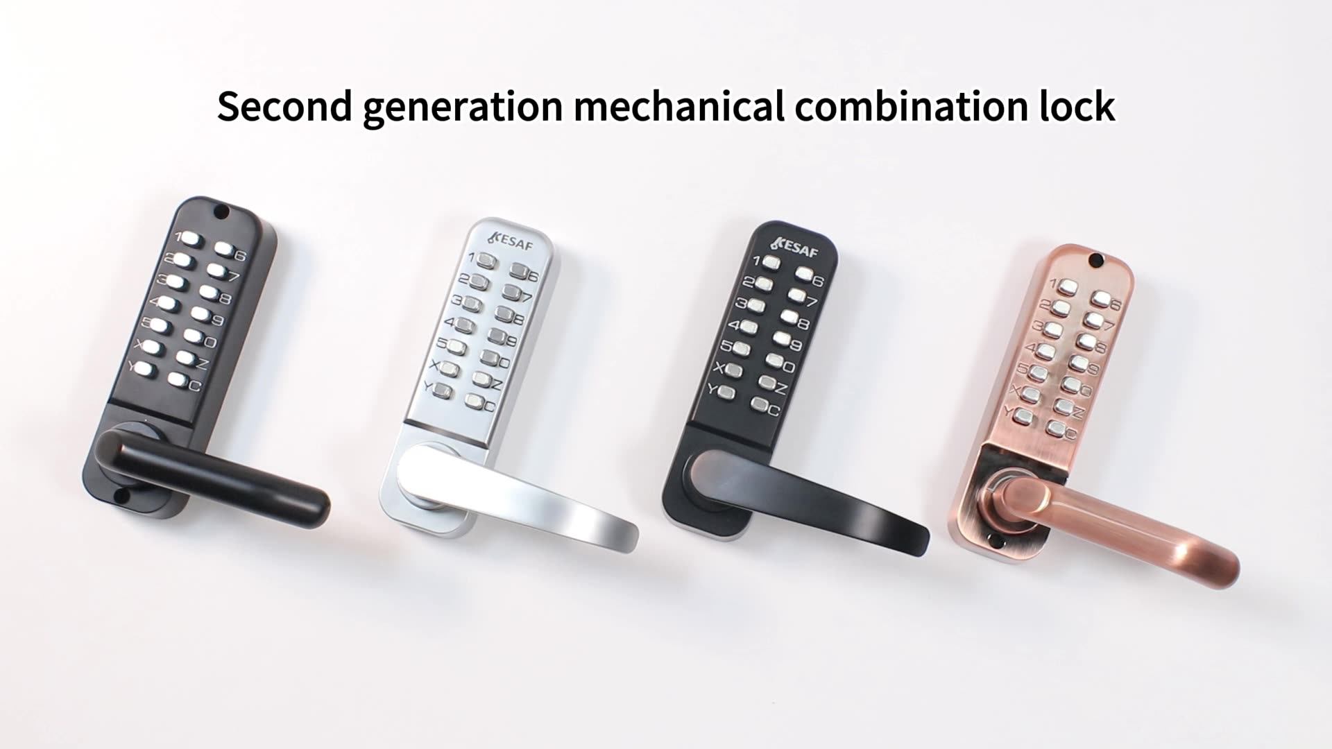 Safe Push Button Gate Door Lock Keypad Combination Lock Keyless Entry ...