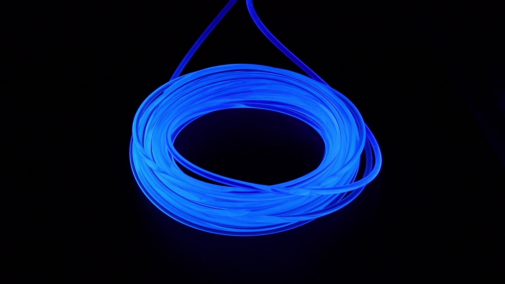 Flexible Side Glow Fiber Optic Lighting Led Light Guide For Car ...