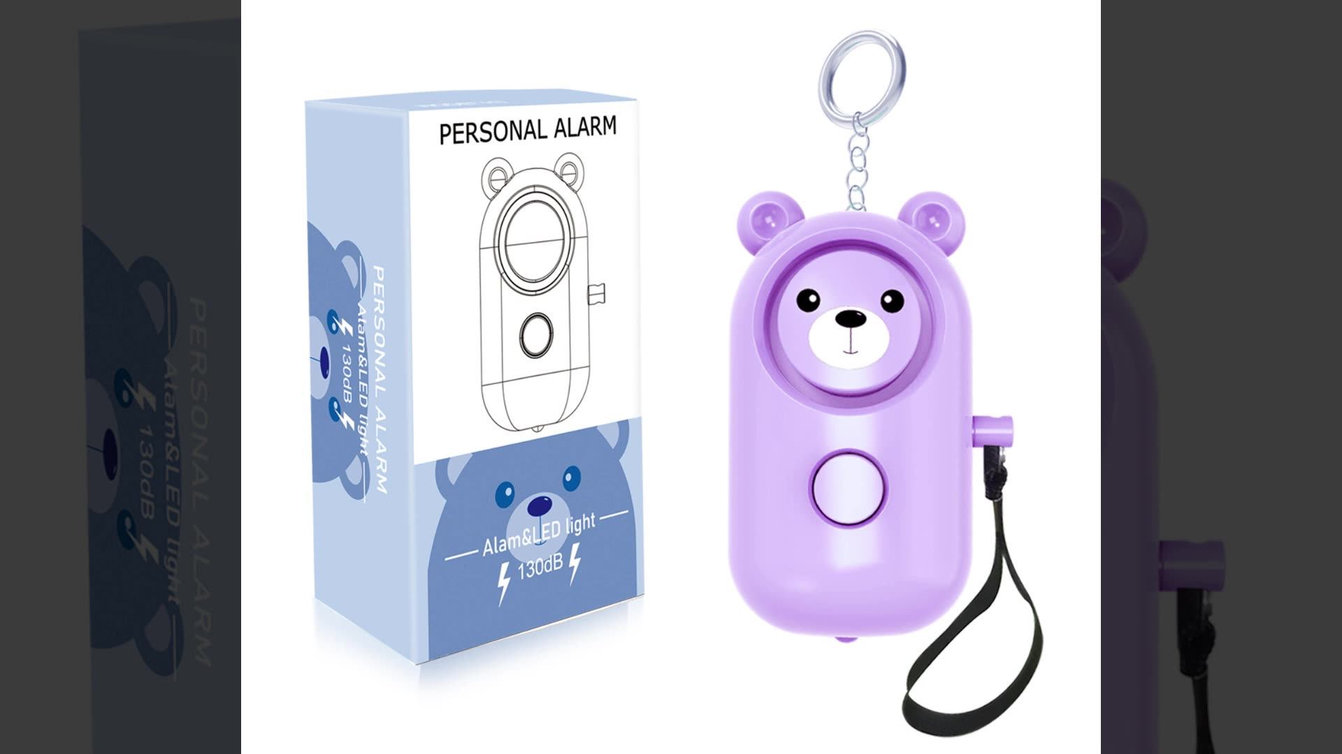 New130db Recharge Portable Emergency Sos Security Self Defense Alarm ...