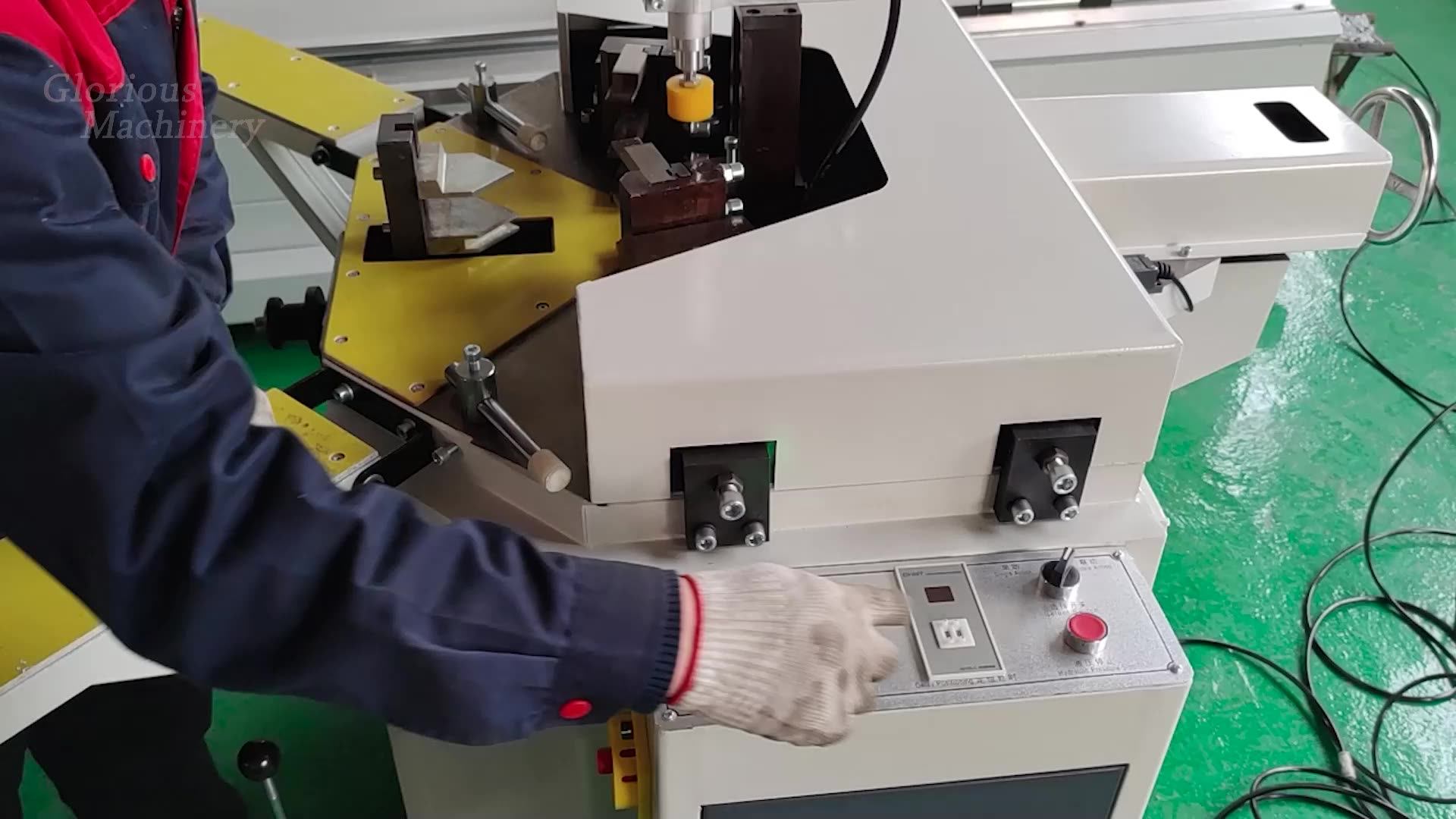 Aluminium Profile Corner Crimping Machine Window Equipment Aluminum ...