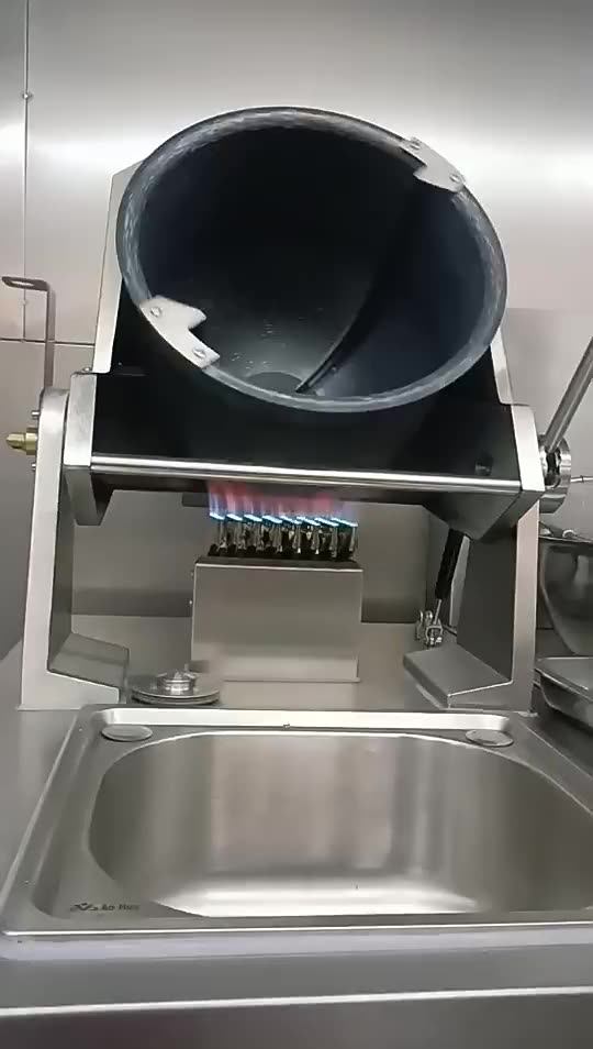 Restaurant Drum Cooking Machine Non Stick Intelligent Cooking Machine ...