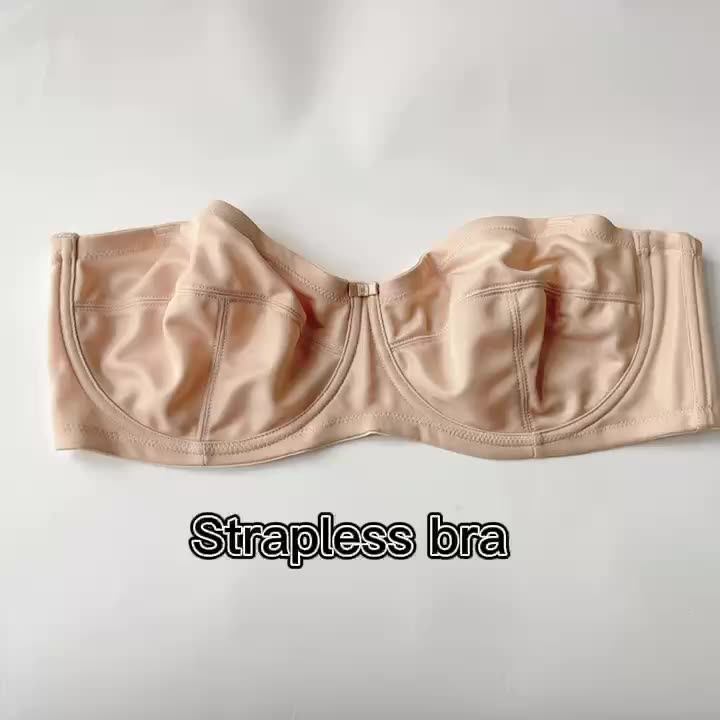 High Quality B C D E F G Cup Women Plus Size Bra Ultra -thin Backless ...