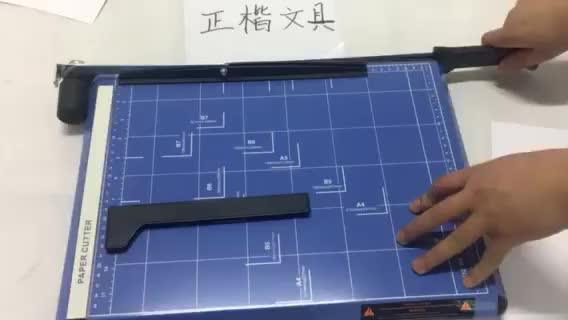 A4 Size Blue Color Manual Guillotine Paper Cutter Bright Office ...
