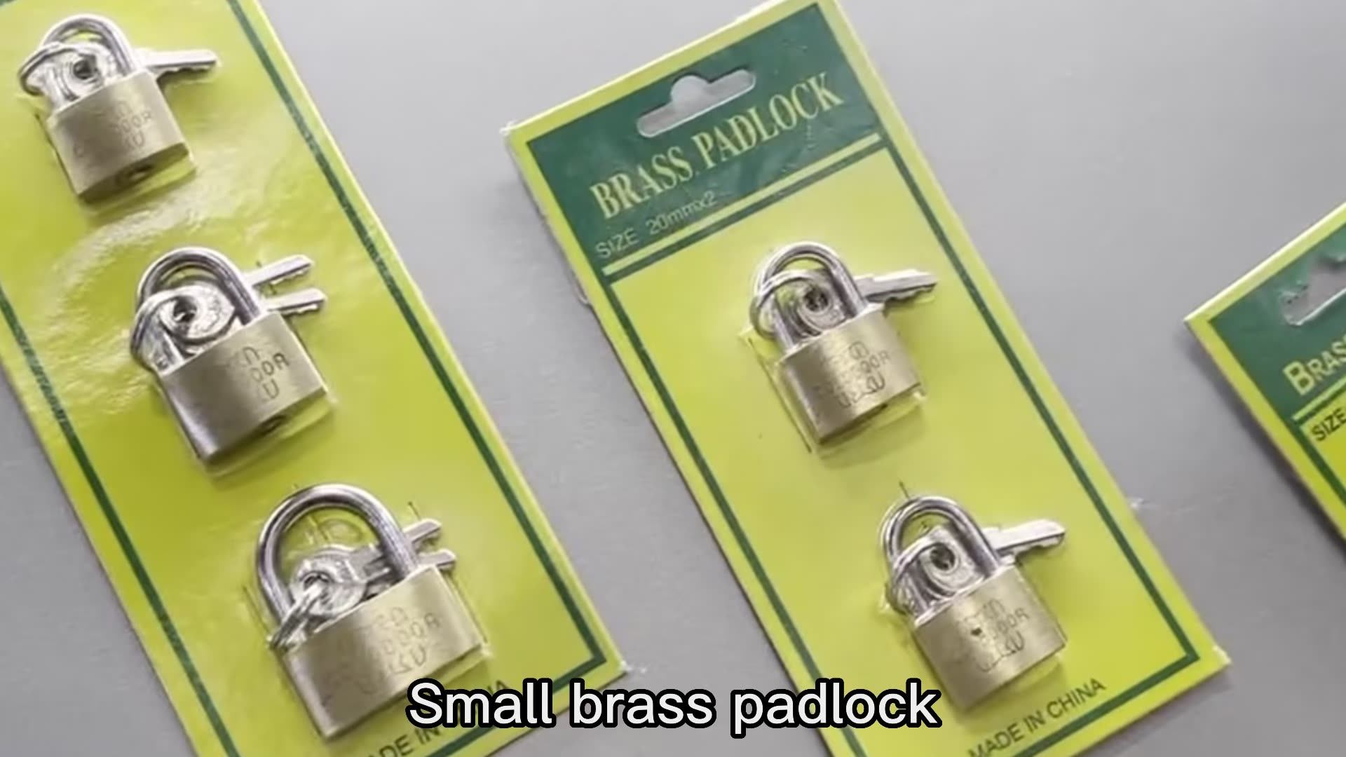 School Notebooks Set 4 Mini Brass Padlocks 12 Pcs Card Padlock Set For ...